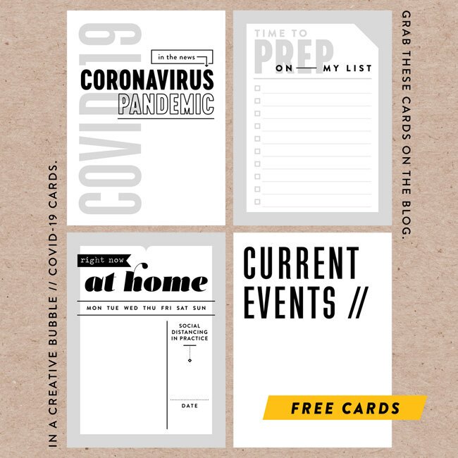 Coronavirus printables and documenting supplies — Katie the Creative ...