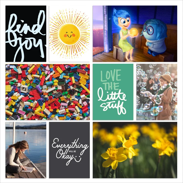 Using a digital template to create a vision board — Katie the Creative ...