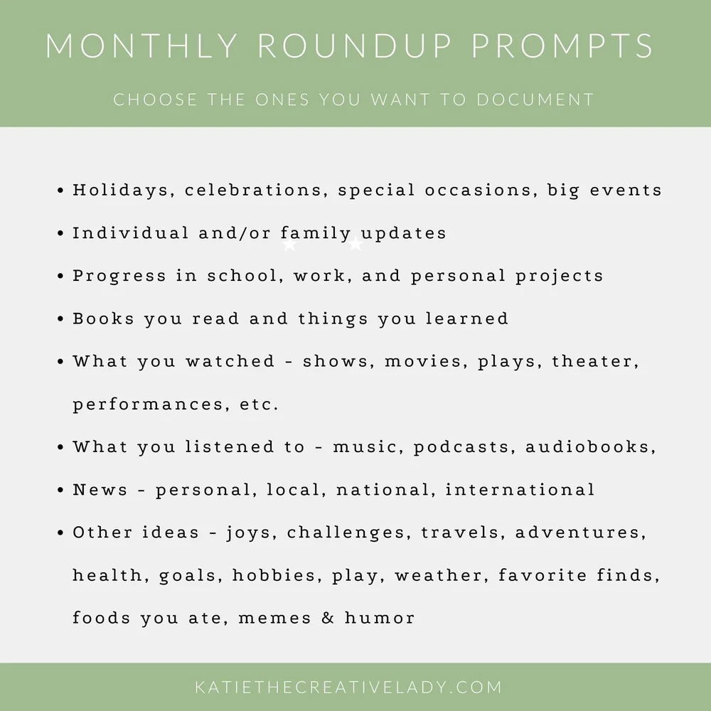 Are you ready to roundup the month of May? — Katie the Creative Lady ...