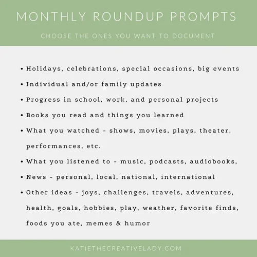 Are you ready to roundup the month of May? — Katie the Creative Lady ...