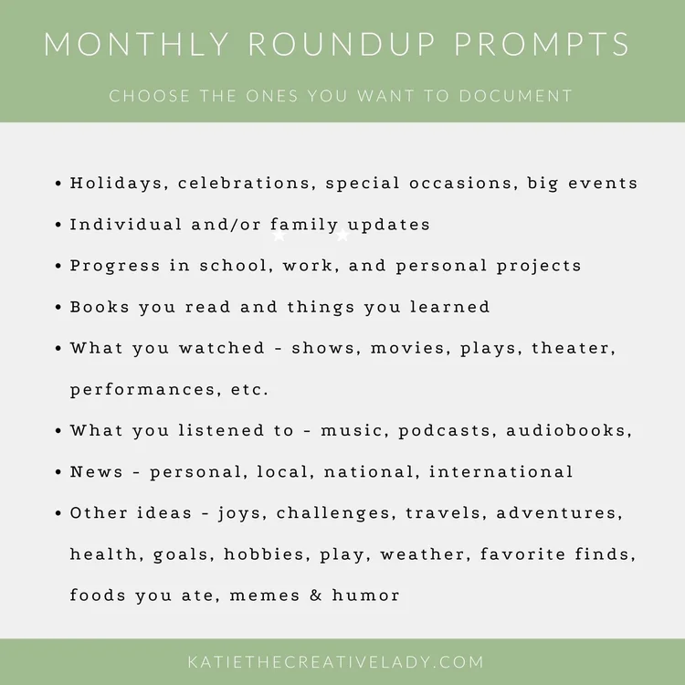 Are you ready to roundup the month of May? — Katie the Creative Lady ...