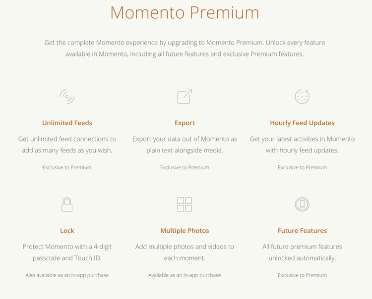 Momento App - the easy way to automate a journal and document daily ...