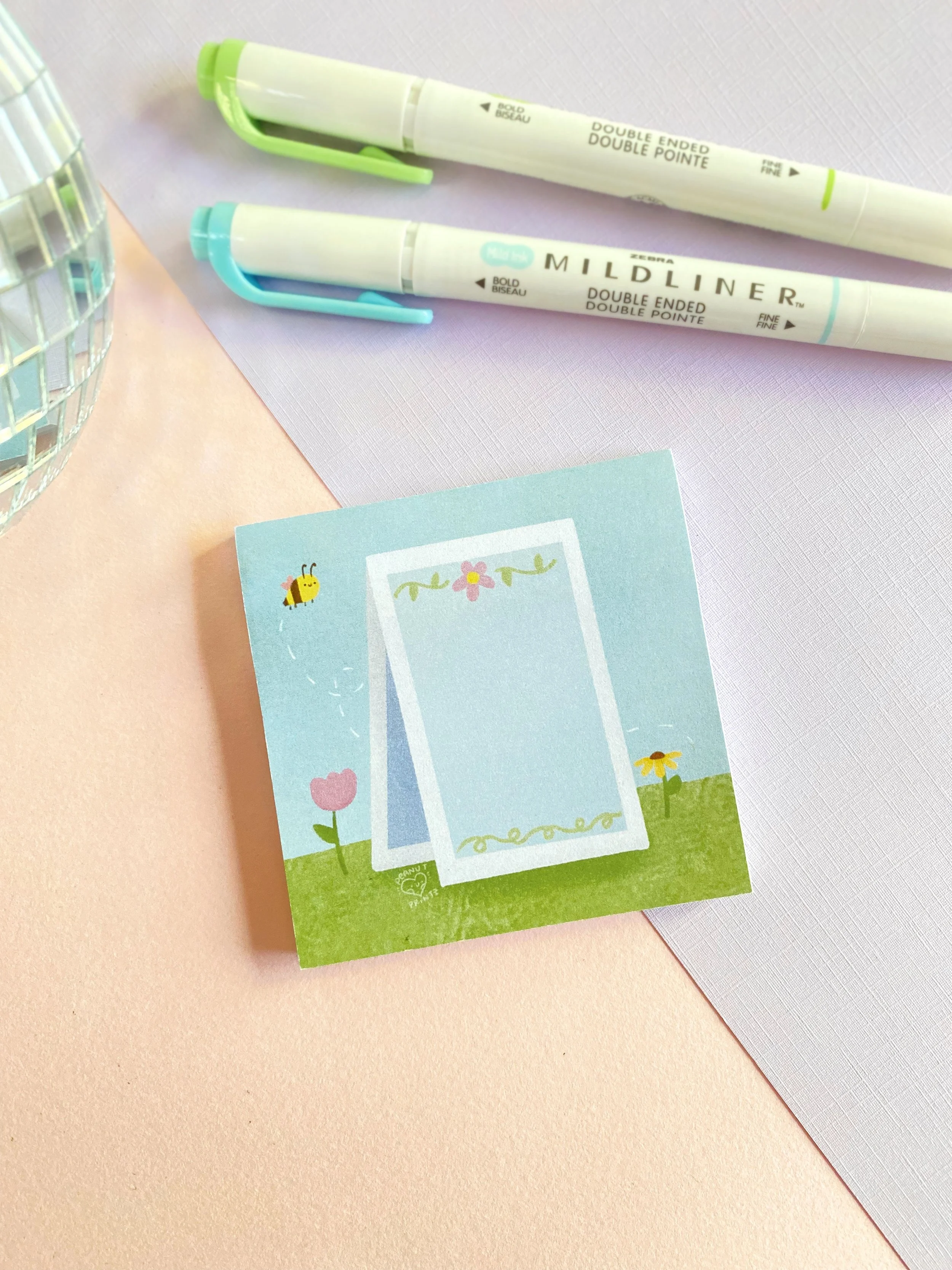 Sweet Note Sticky Notepad — Peanutprintz
