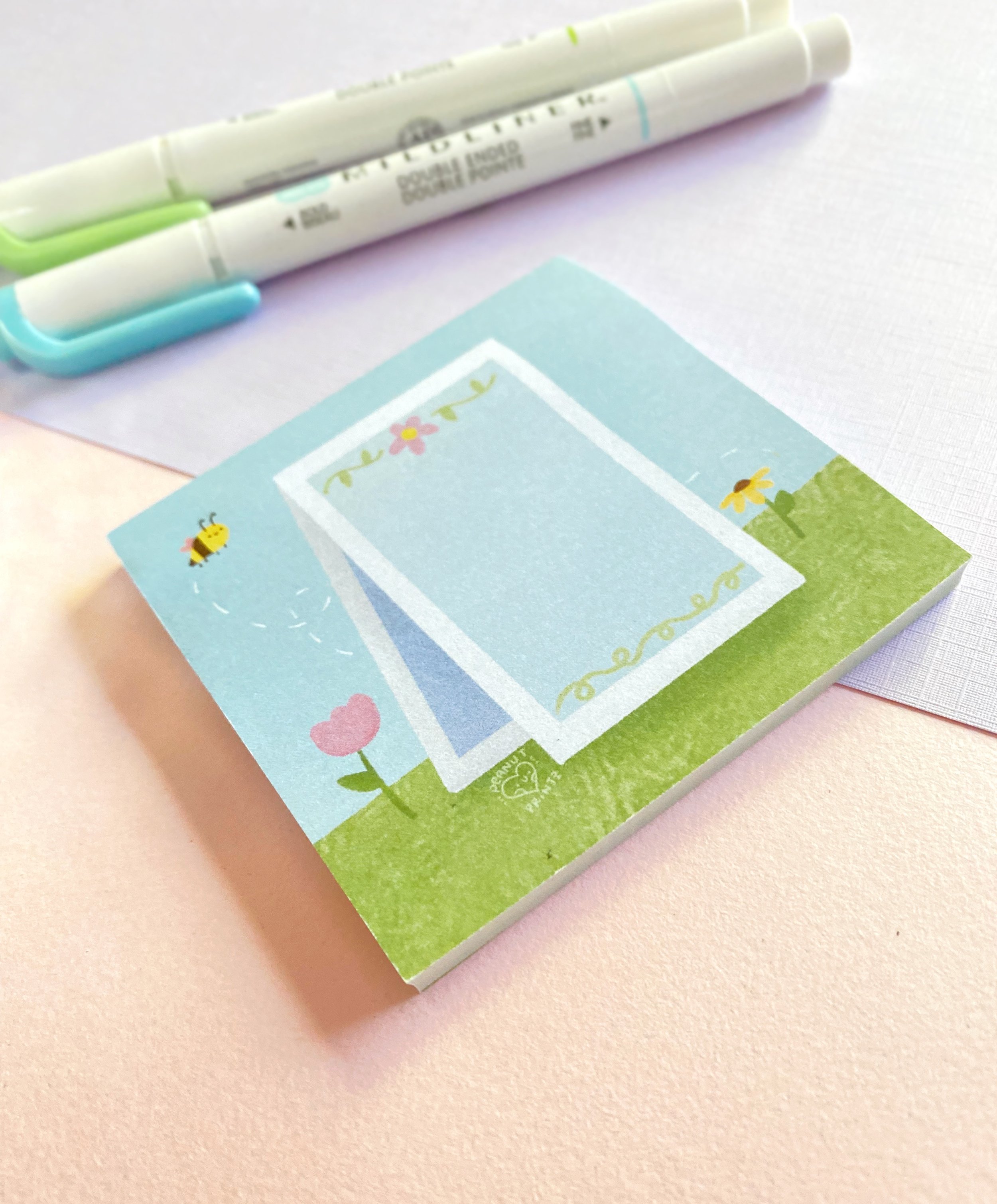 Sweet Note Sticky Notepad — Peanutprintz