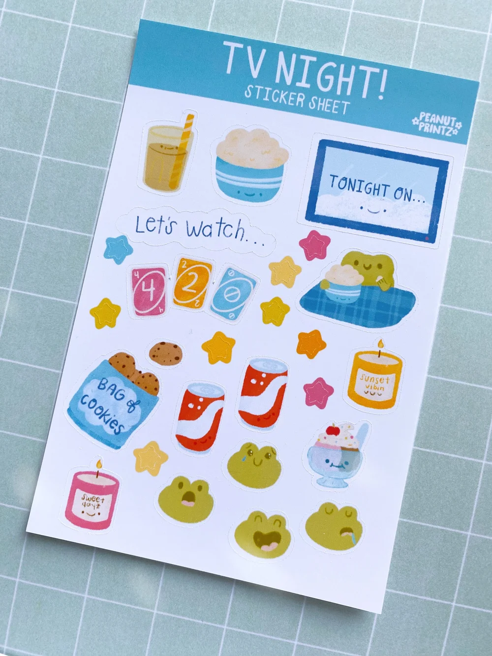 Fruit Palz Sticker Sheet — Peanutprintz