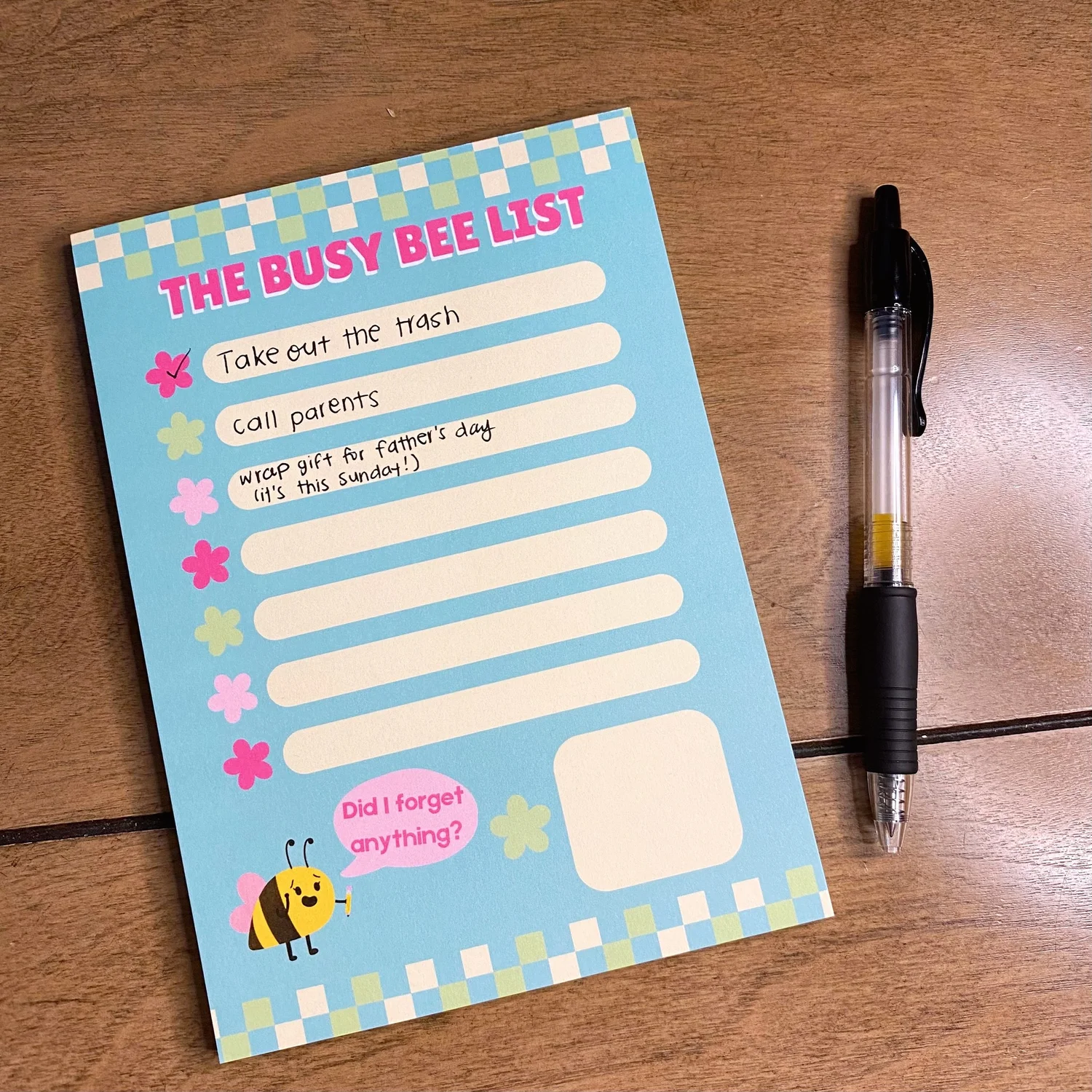 Sweet Note Sticky Notepad — Peanutprintz