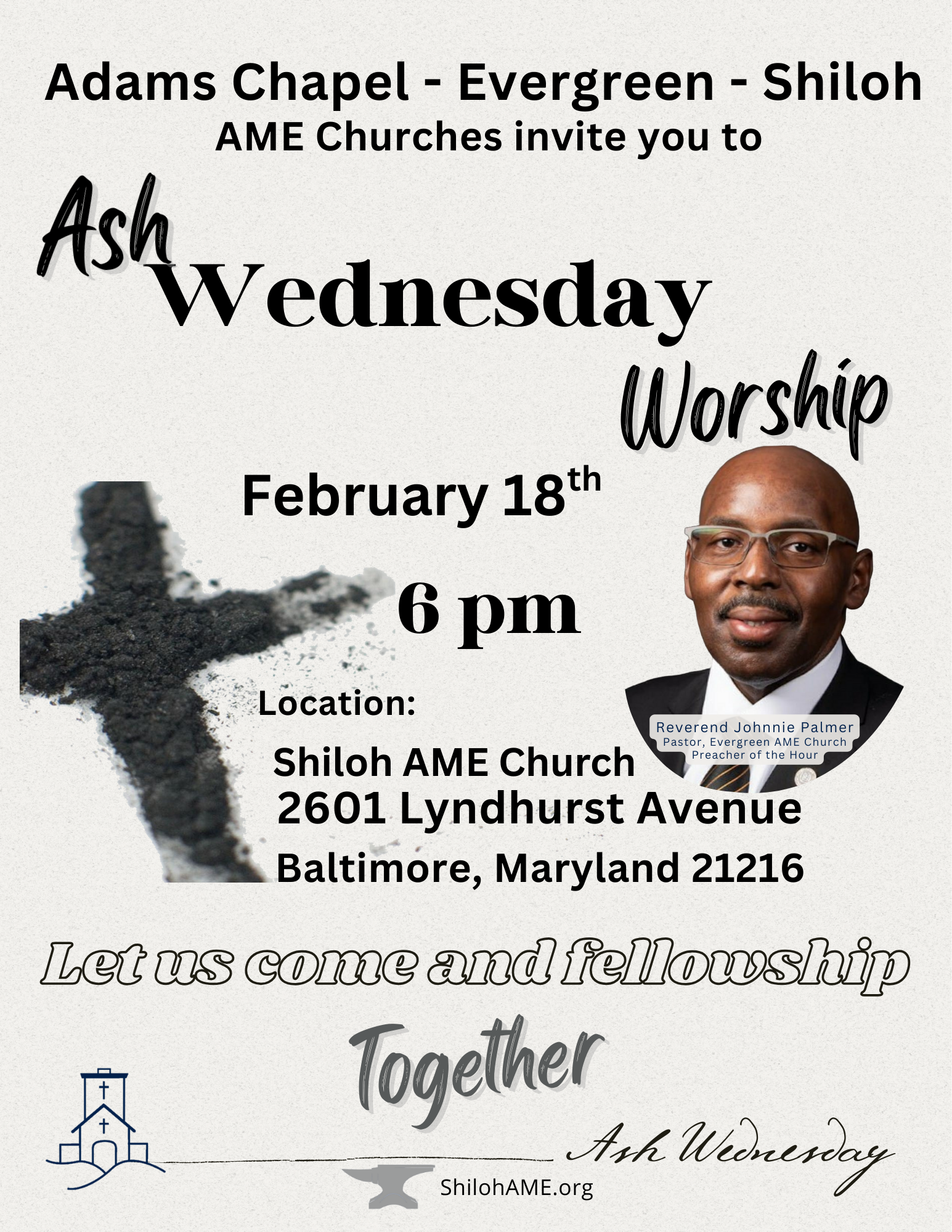 Ash Wednesday Worship — Shiloh A.M.E. Church