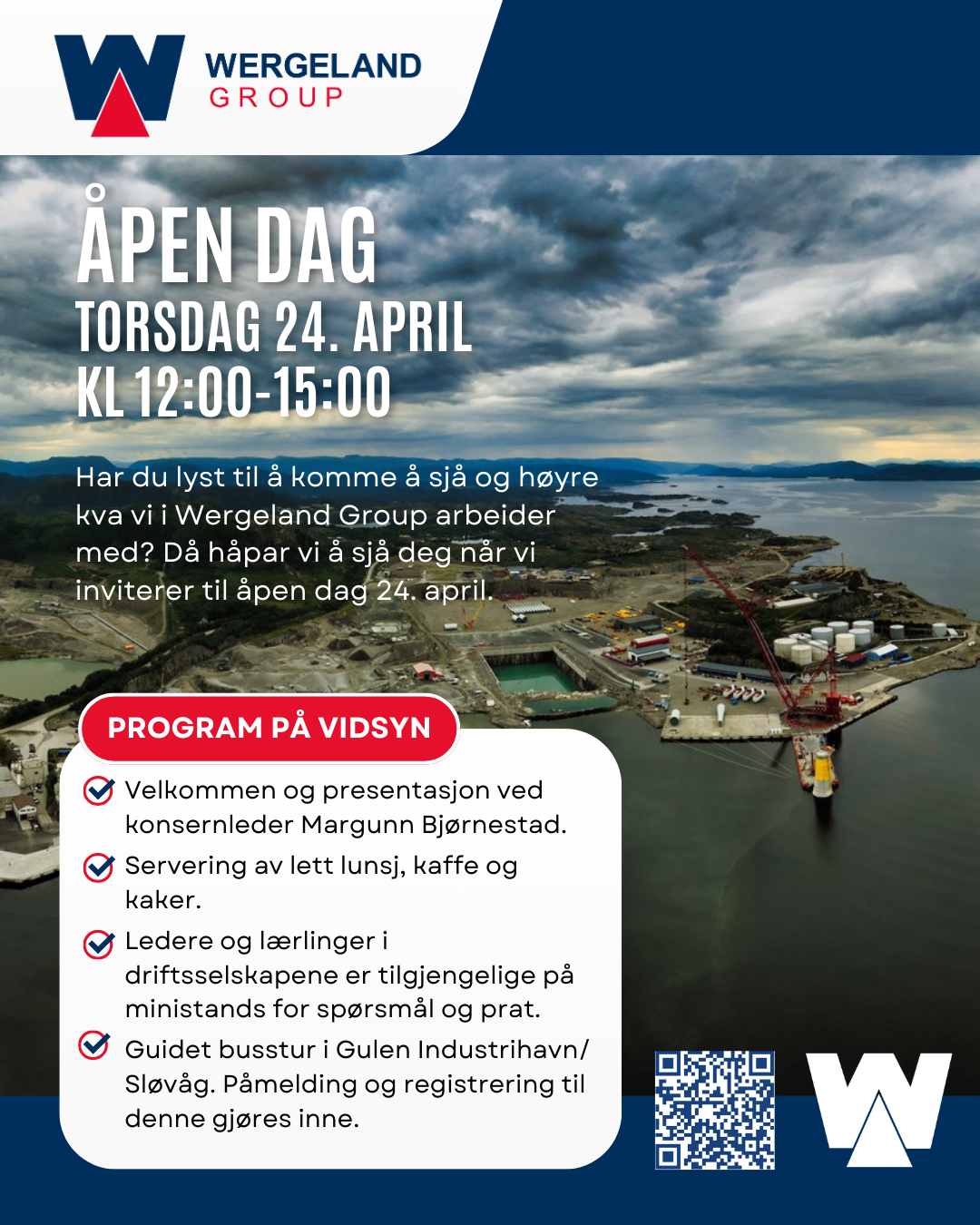 Velkommen til åpen dag 24. april — Wergeland Group