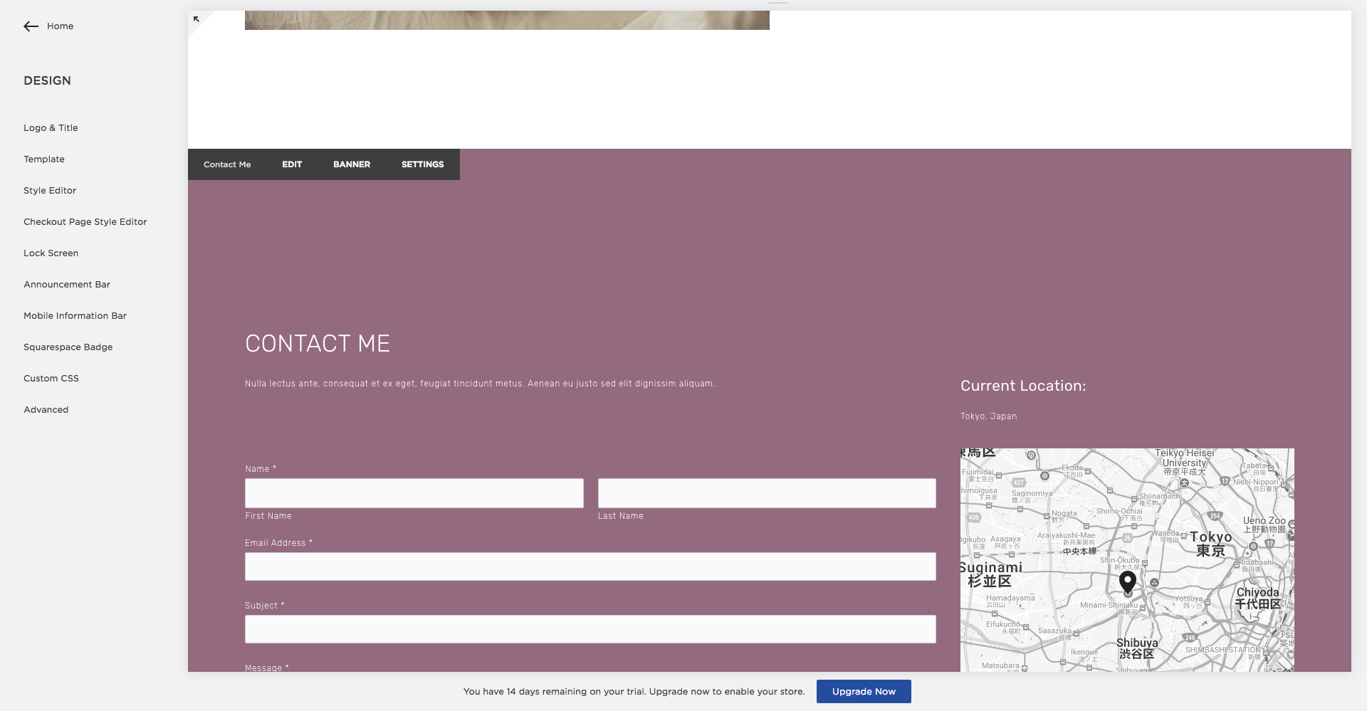 How To Change The Background Colour Of An Index Page in Squarespace 7.0 ...