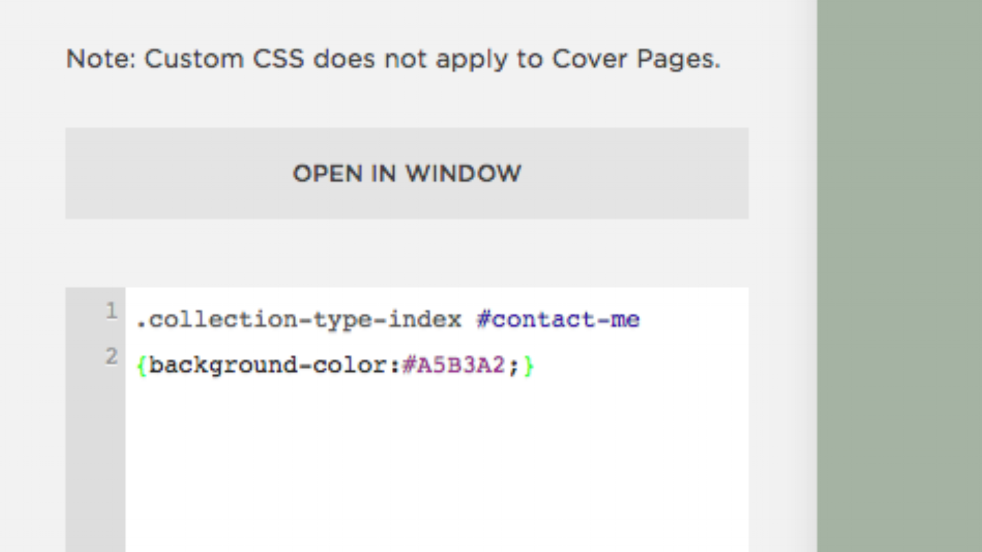How To Change The Background Colour Of An Index Page in Squarespace 7.0 ...