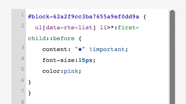 How To Easily Customise Bullet Points in Squarespace — Kayleigh Noele ...