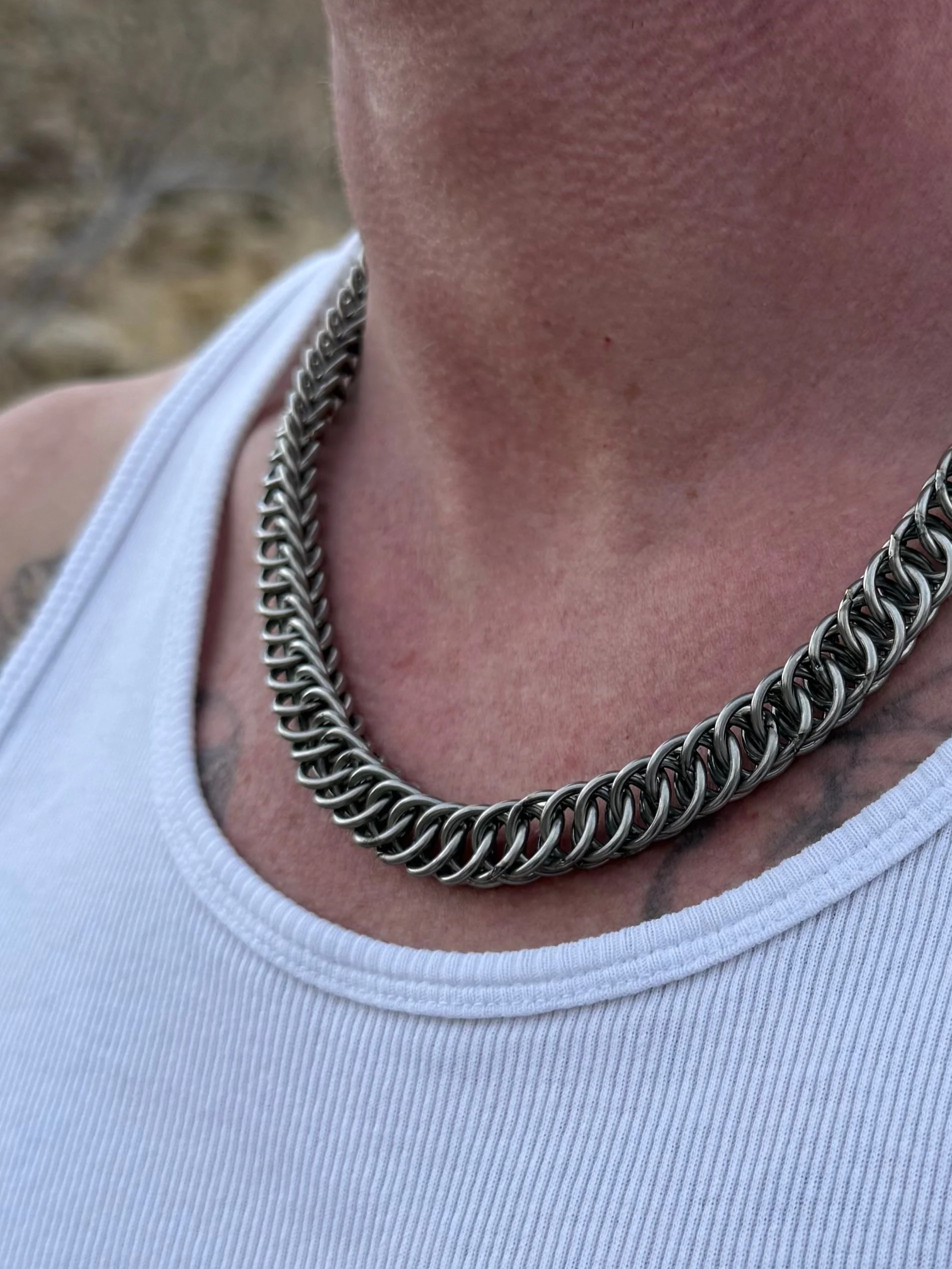 Rosetta Necklace — Chainmaille By Bim