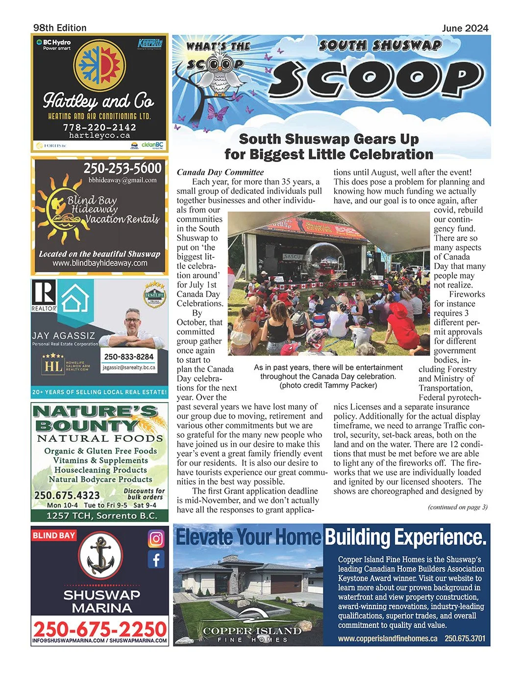 South Shuswap Scoop