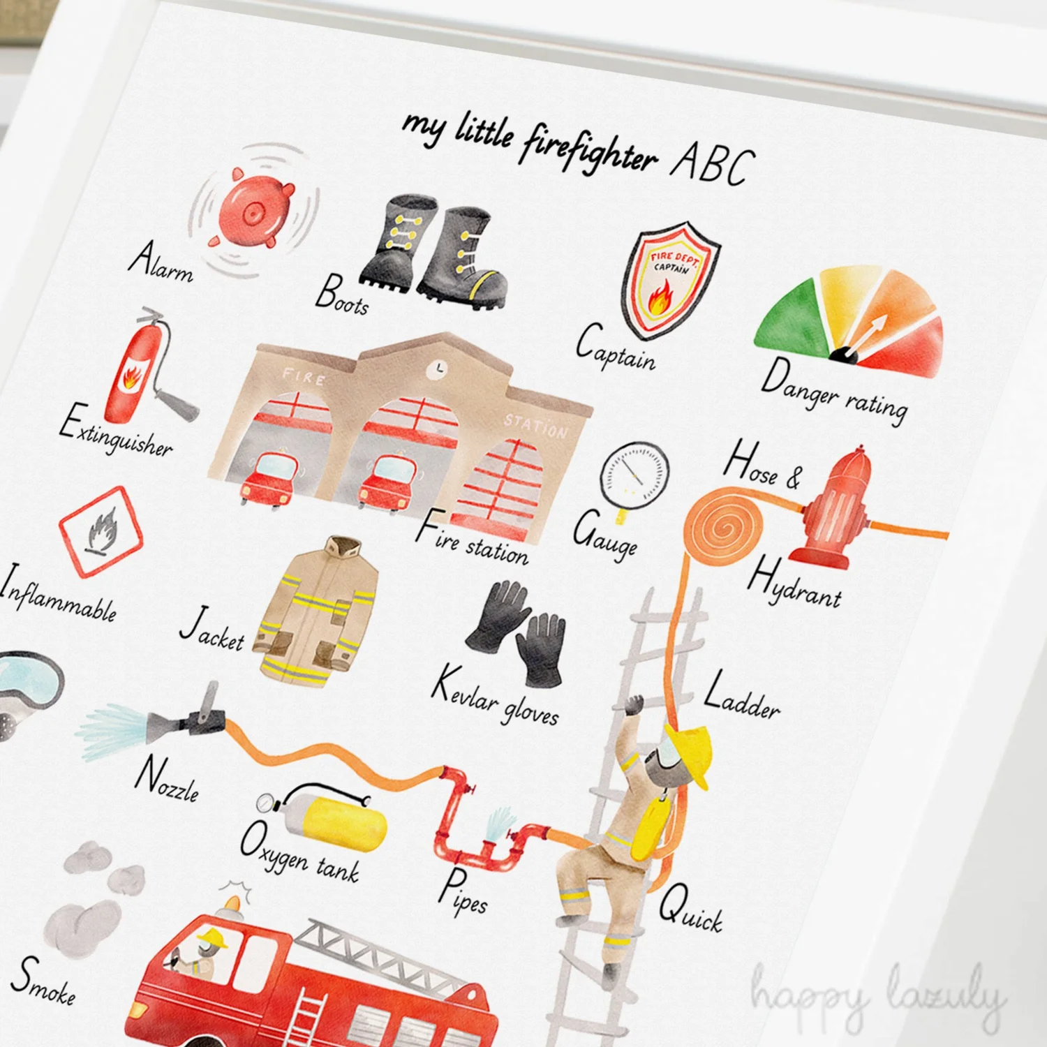 Educational poster - World Animal Alphabet — Happy Lazuly