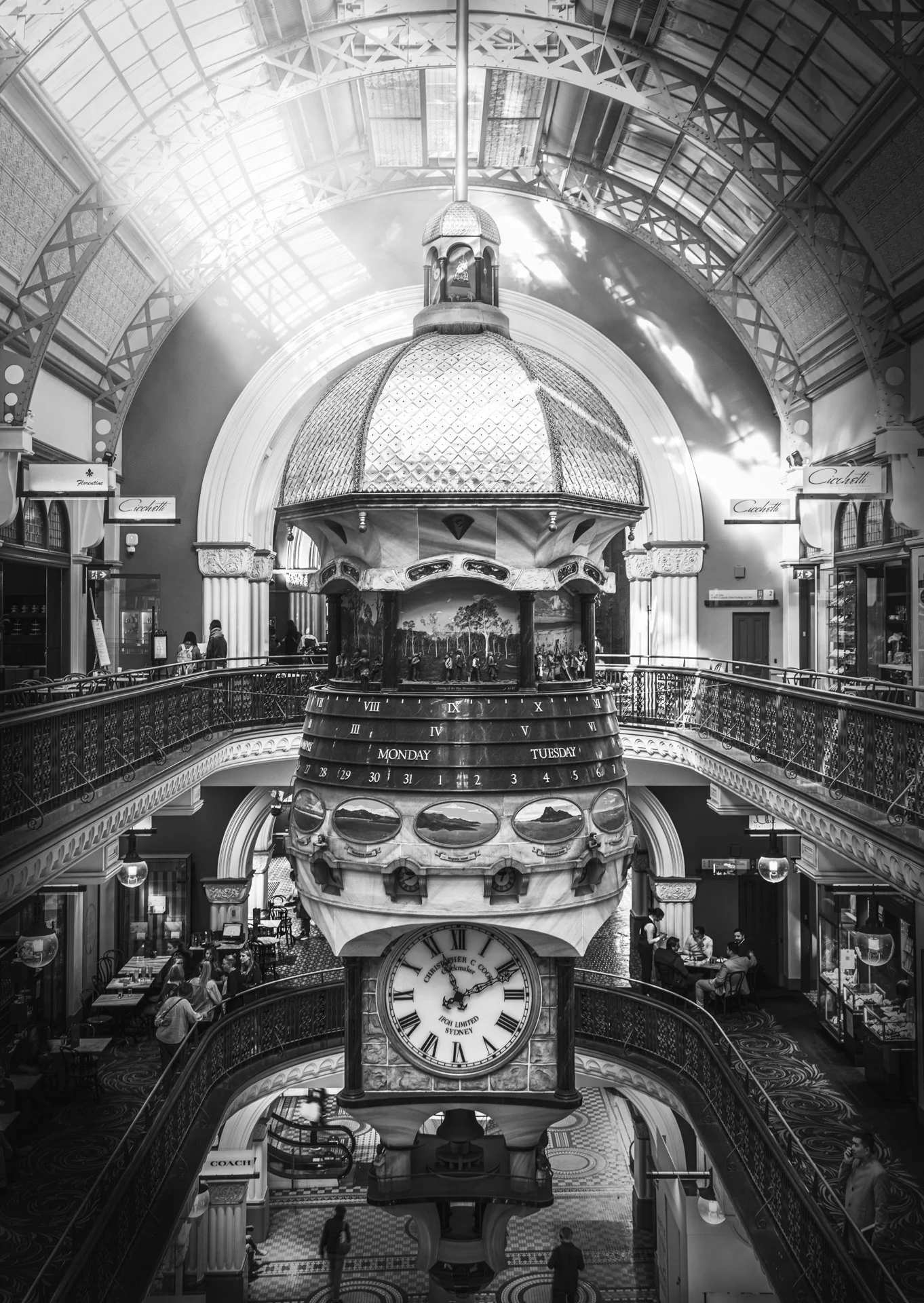 QVB Clock Jovianshadow Photography qvb-clock-jovianshadow-photography