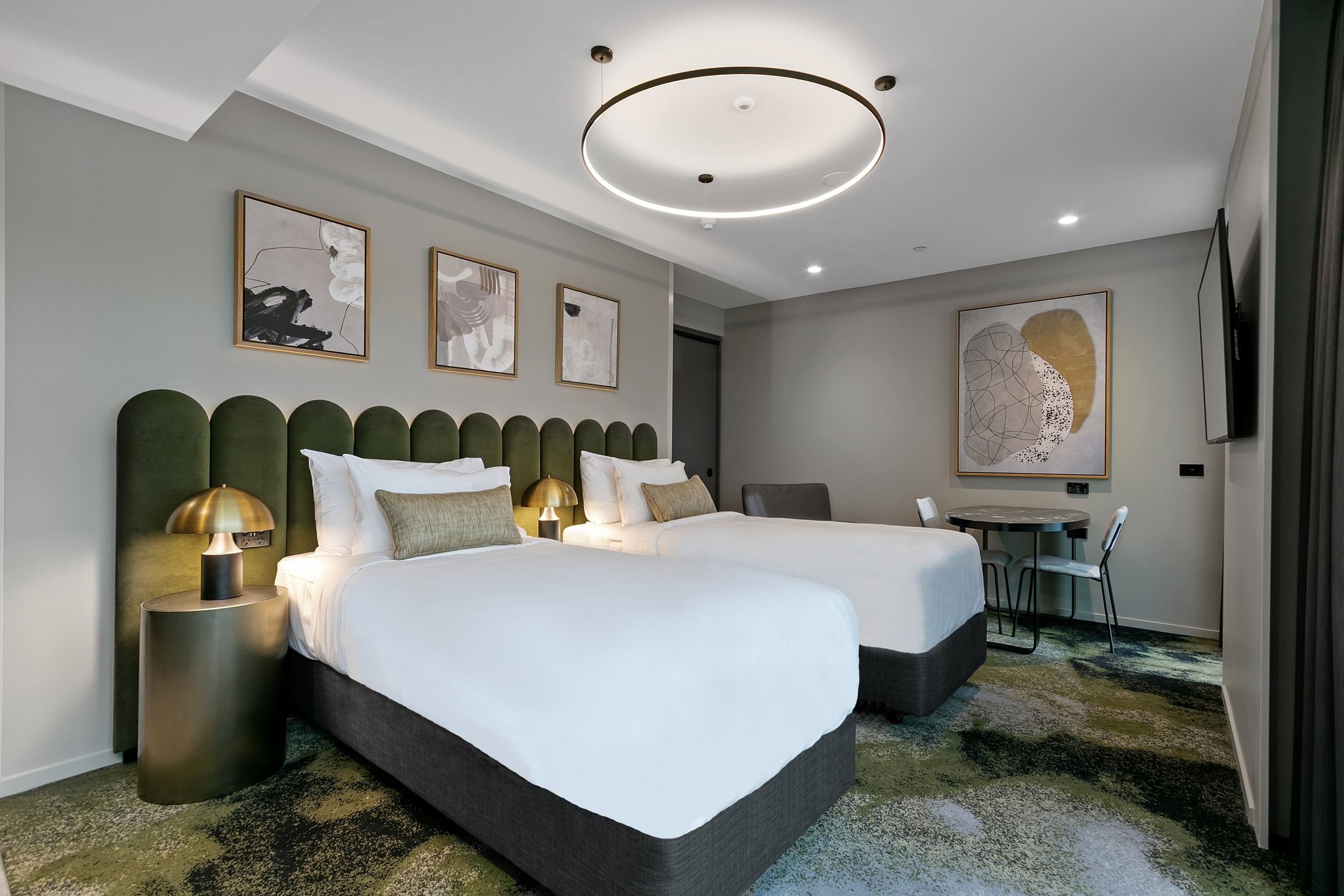 Twin Studio Accommodation - Melbourne City Apartment Hotel