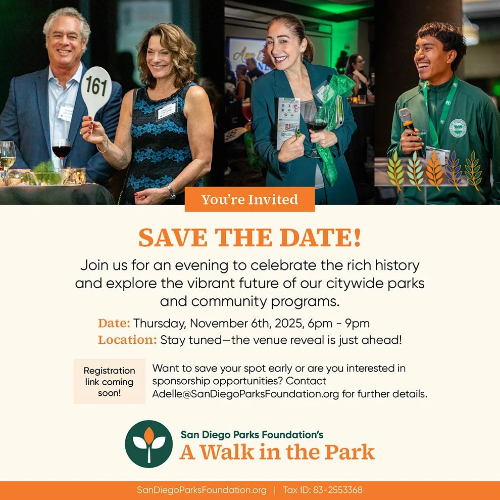 A Walk In The Park — SD Parks Foundation
