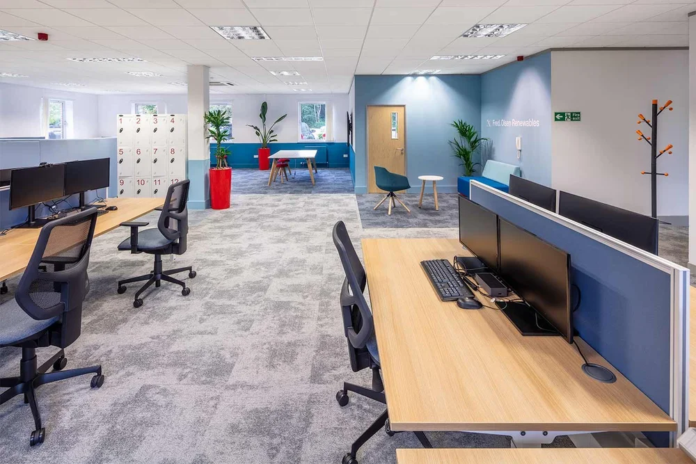 Office re-design for Fred. Olsen in Stirling — Amos Beech