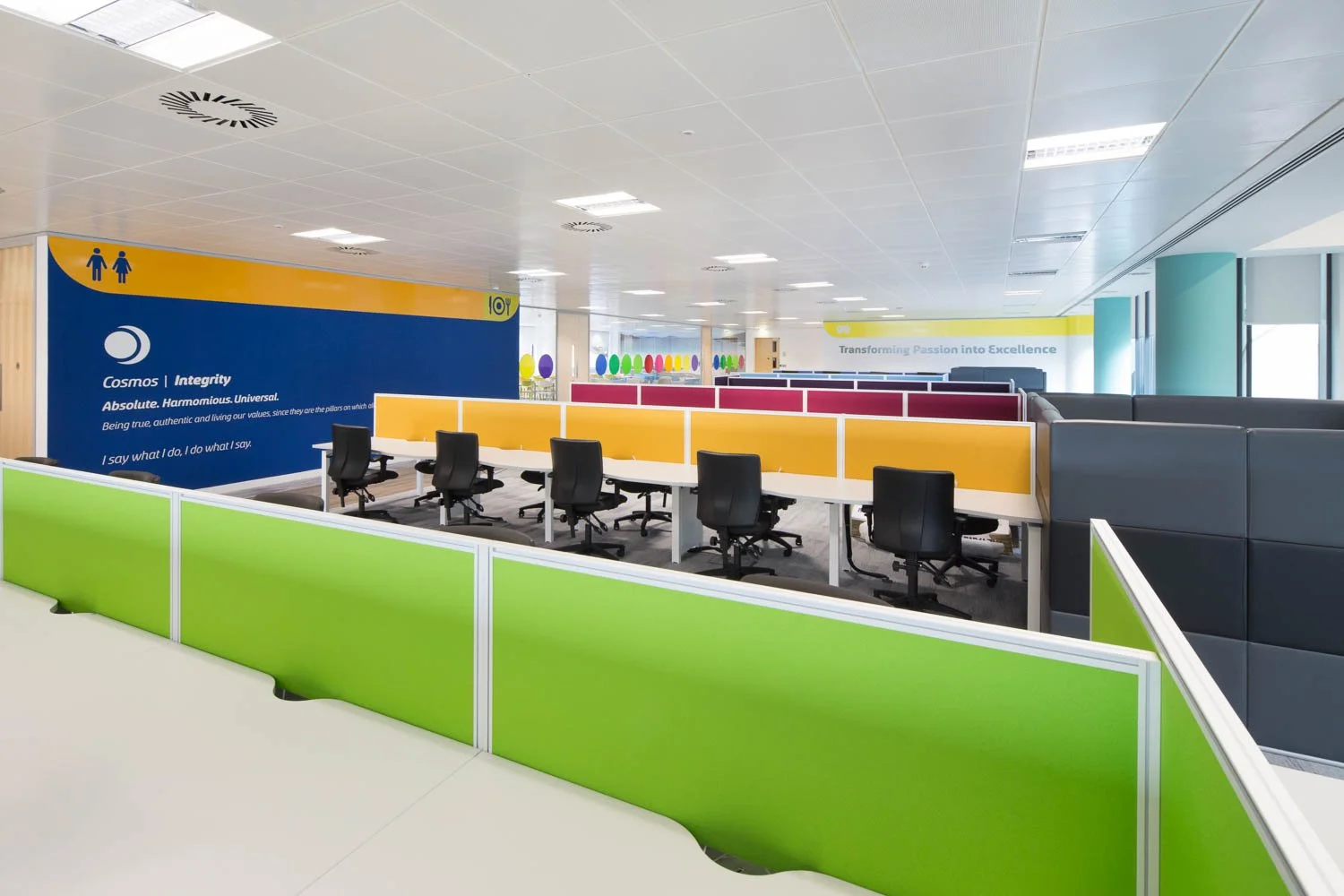 INTERIOR DESIGN, CALL CENTRE, GLASGOW — Amos Beech