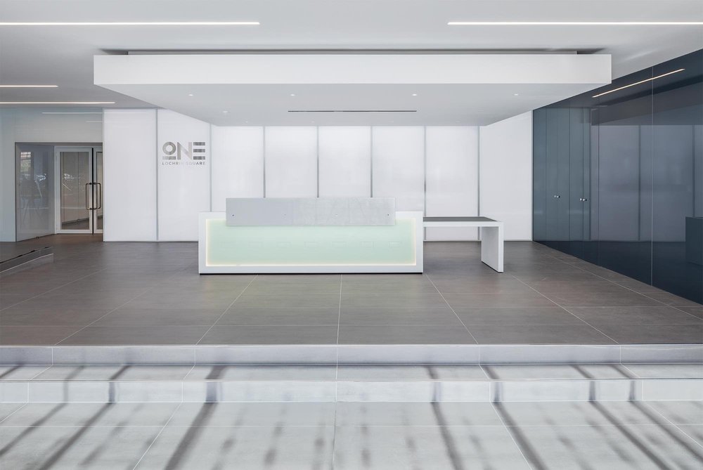 Bespoke Reception Desk — Amos Beech