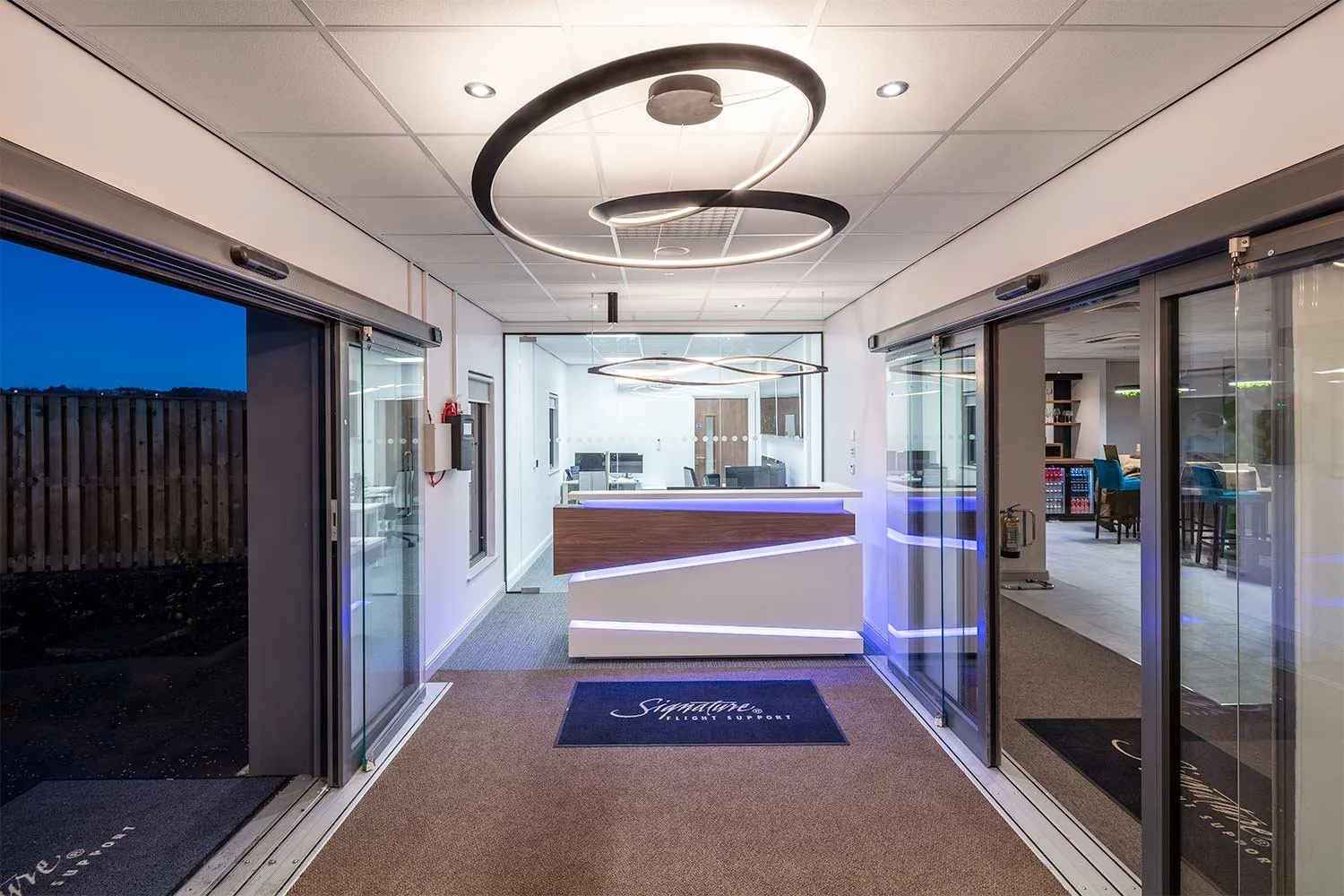 Bespoke Reception Desk — Amos Beech