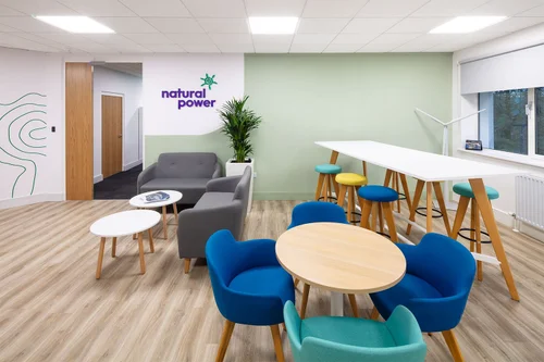 A new office layout for Natural Power aligning changing occupancy rates ...