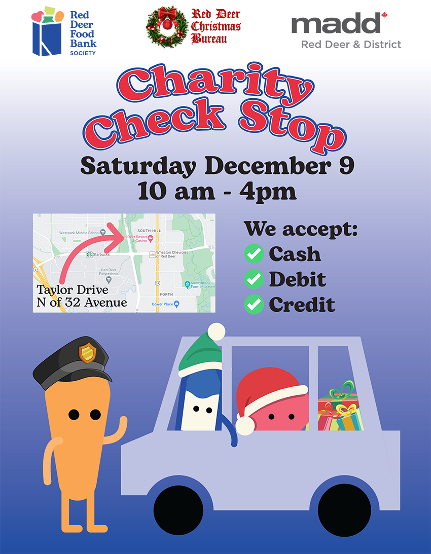 Charity Check Stop — Red Deer Food Bank