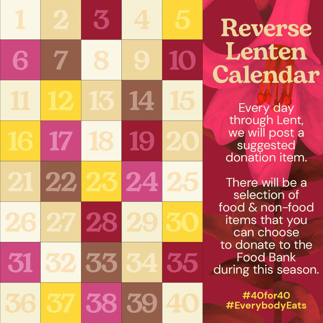 40 Days for 40 Years: A Lenten Calendar of Giving — Red Deer Food Bank
