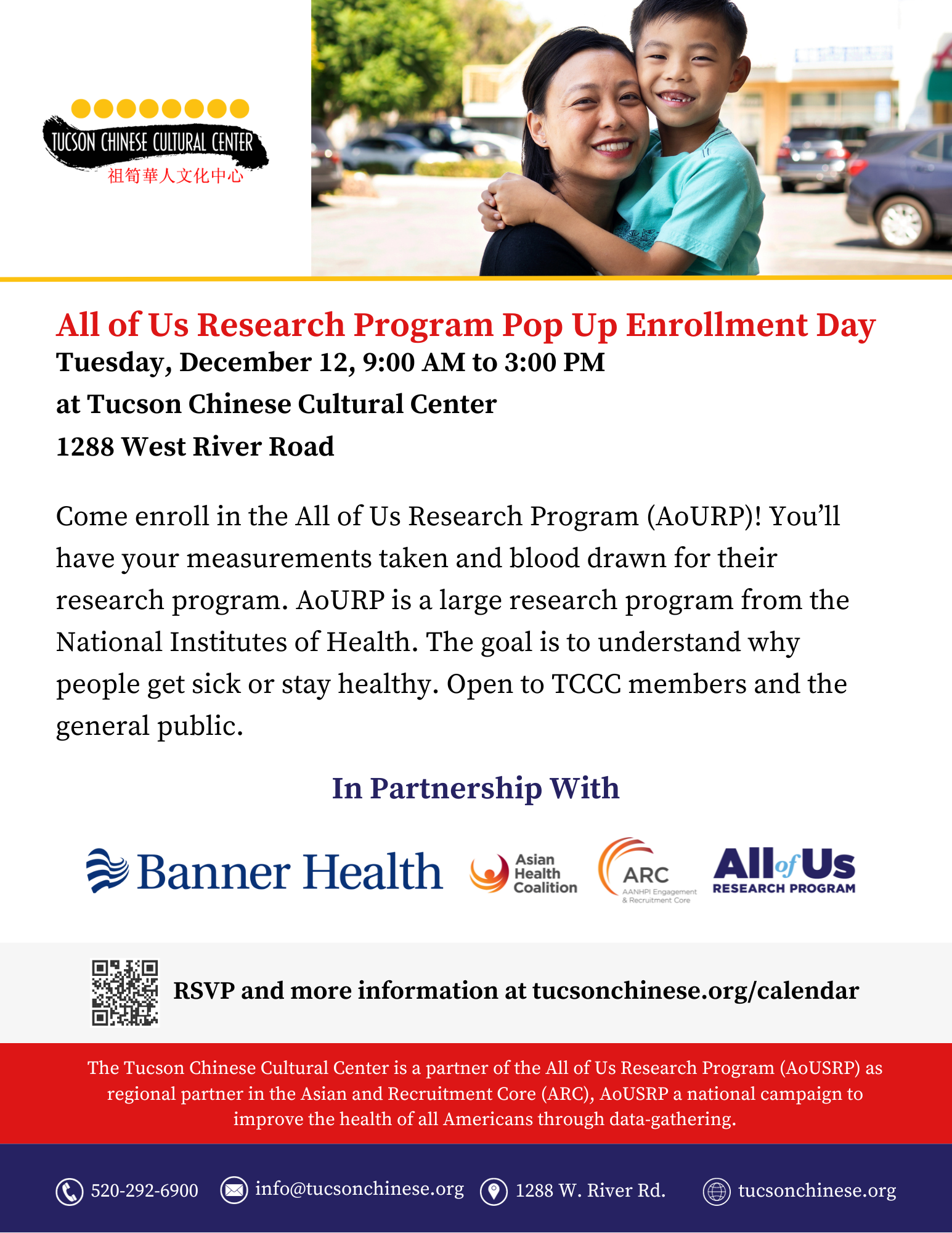 All of Us Research Program Pop Up Enrollment Day + Blood Drive — Tucson ...