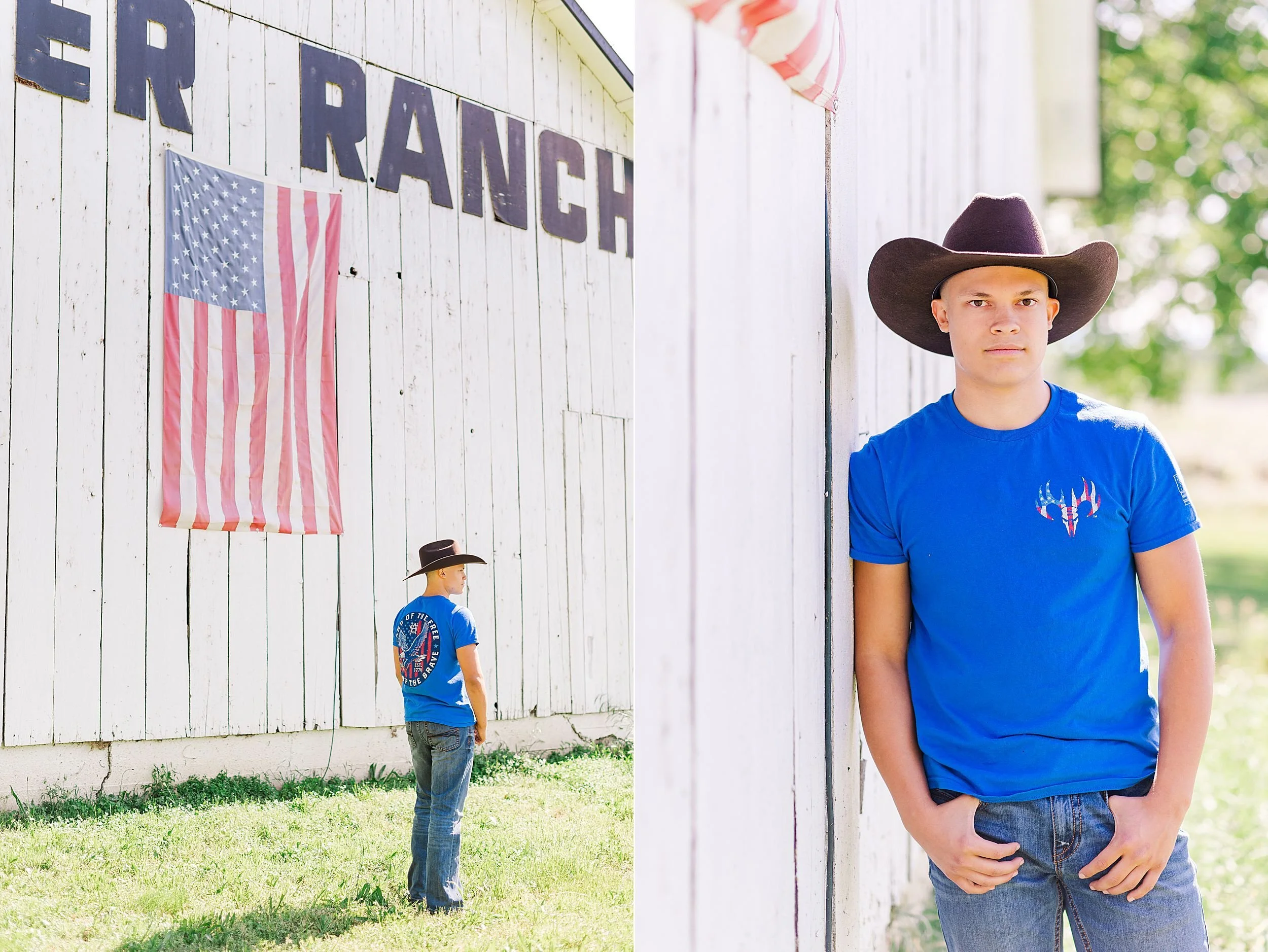Gover Ranch Western Americana Senior Session — Jen Peterson Photography