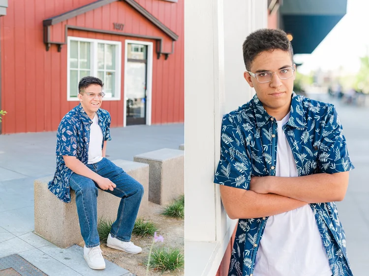 Justin's Downtown Redding Senior Session — Jen Peterson Photography