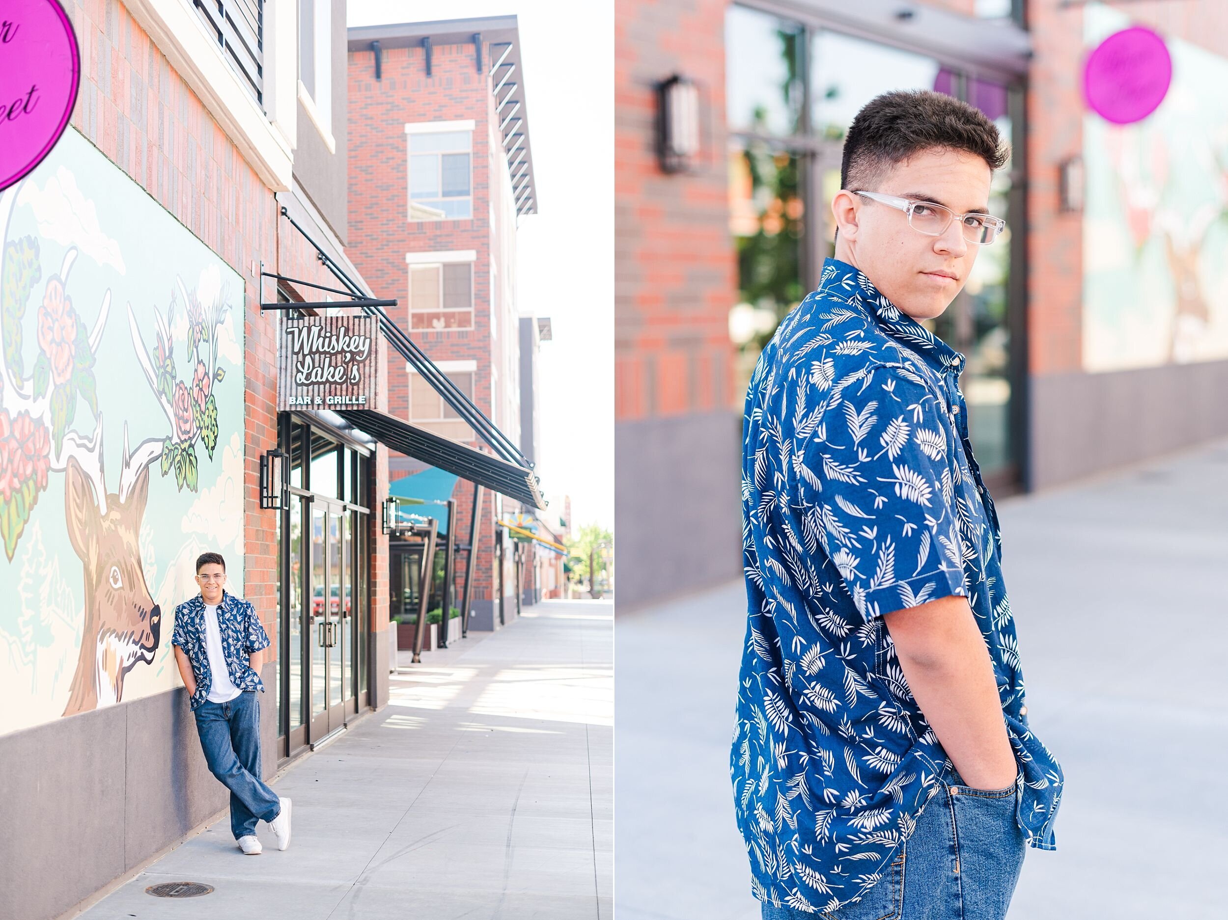 Justin's Downtown Redding Senior Session — Jen Peterson Photography