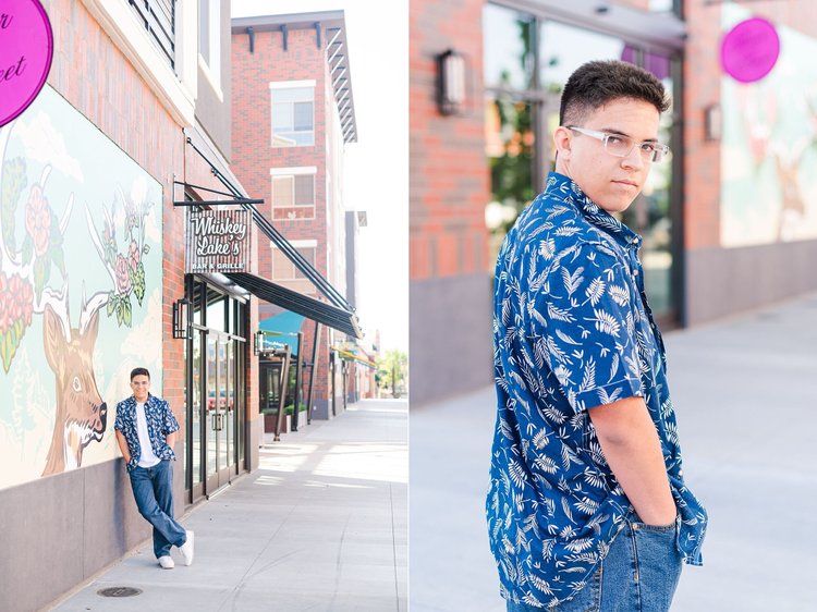 Justin's Downtown Redding Senior Session — Jen Peterson Photography