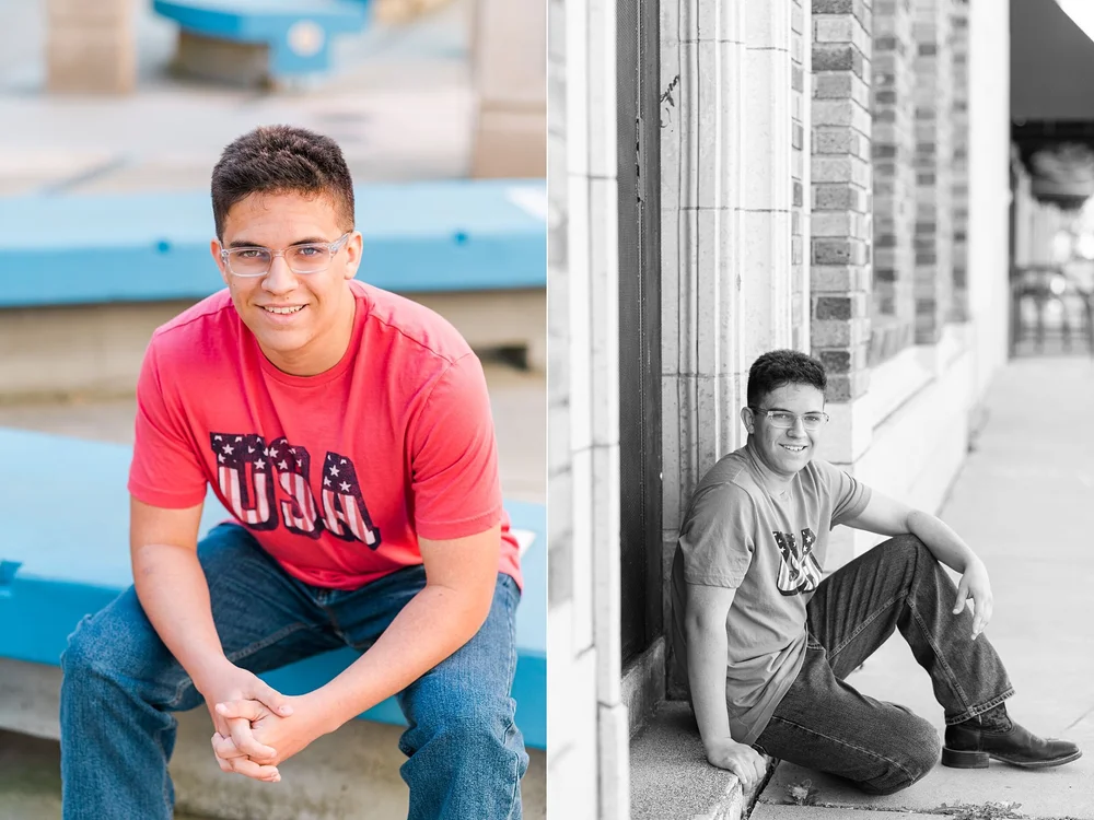 Justin's Downtown Redding Senior Session — Jen Peterson Photography