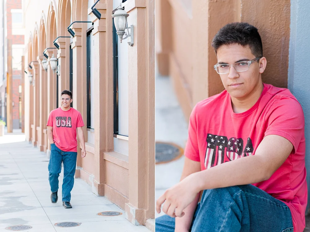Justin's Downtown Redding Senior Session — Jen Peterson Photography