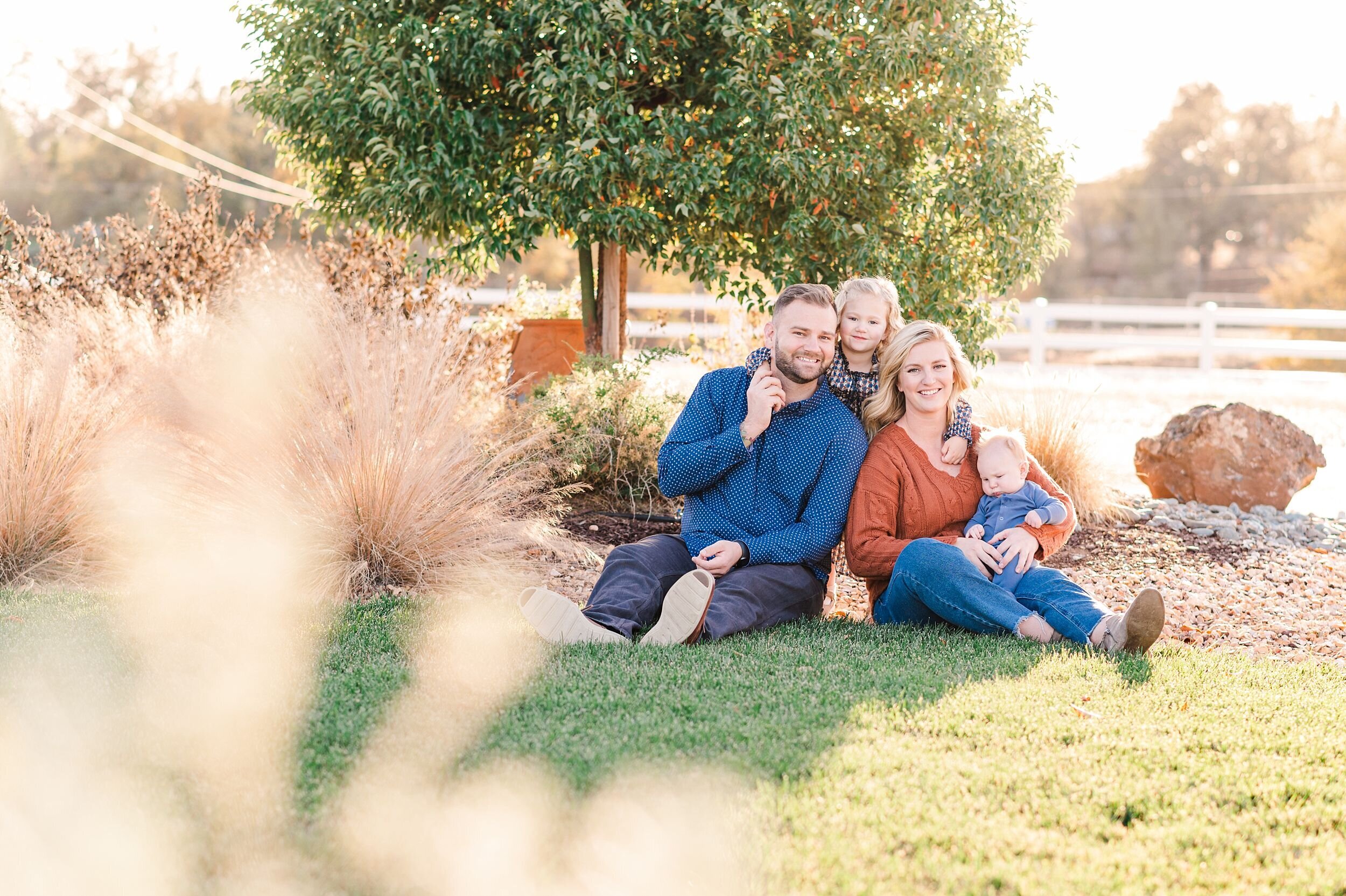 Windy Autumn Family Session | Redding Family Photographer — Jen ...
