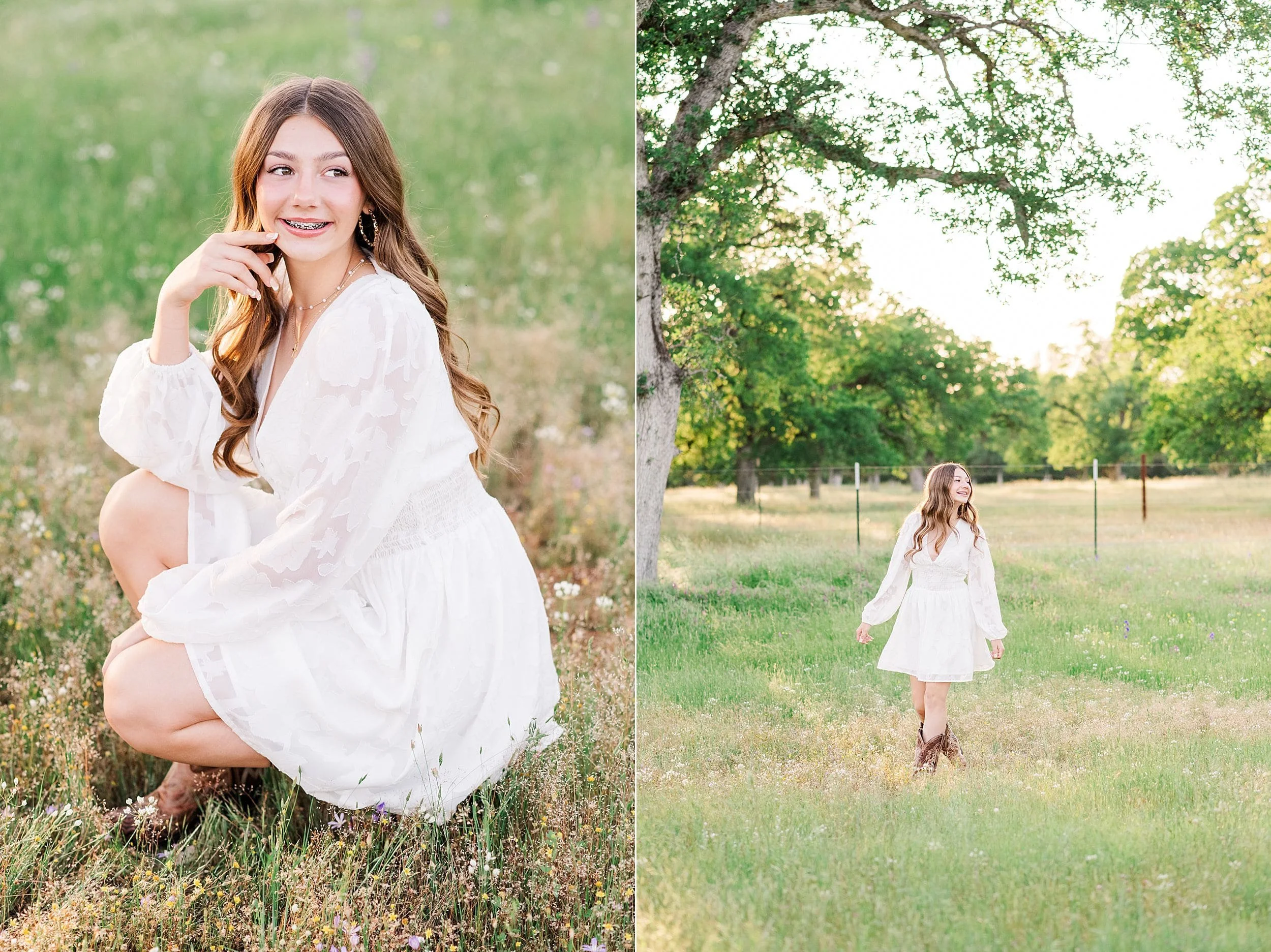 Spring Wildflower 8th Grade Portrait Session — Jen Peterson Photography
