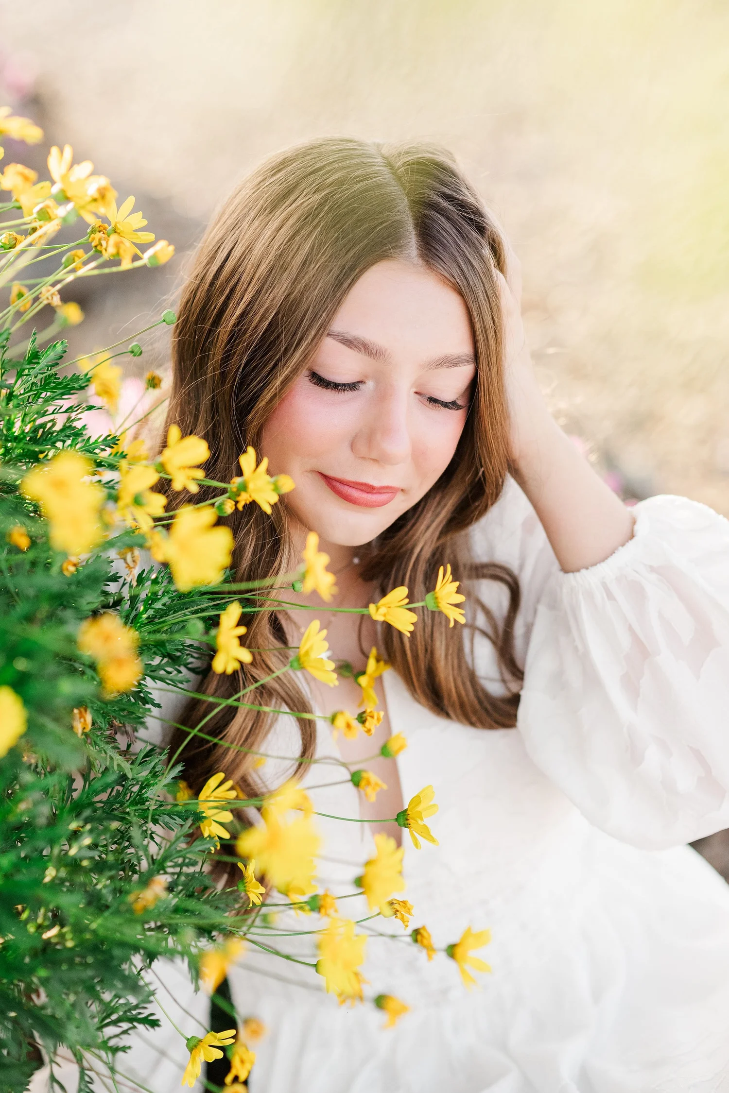 Spring Wildflower 8th Grade Portrait Session — Jen Peterson Photography