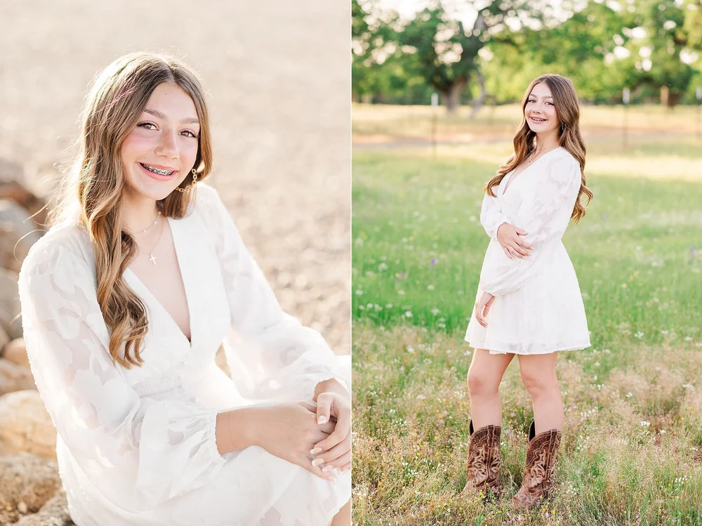Spring Wildflower 8th Grade Portrait Session — Jen Peterson Photography