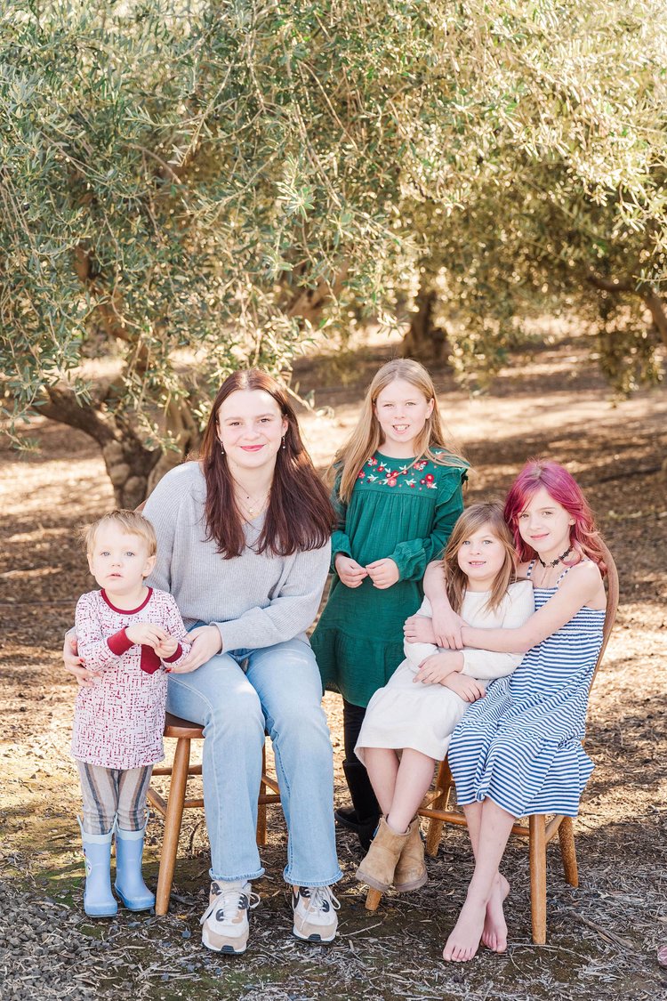 Olive Tree Orchard Extended Family Session | Orland, California — Jen ...