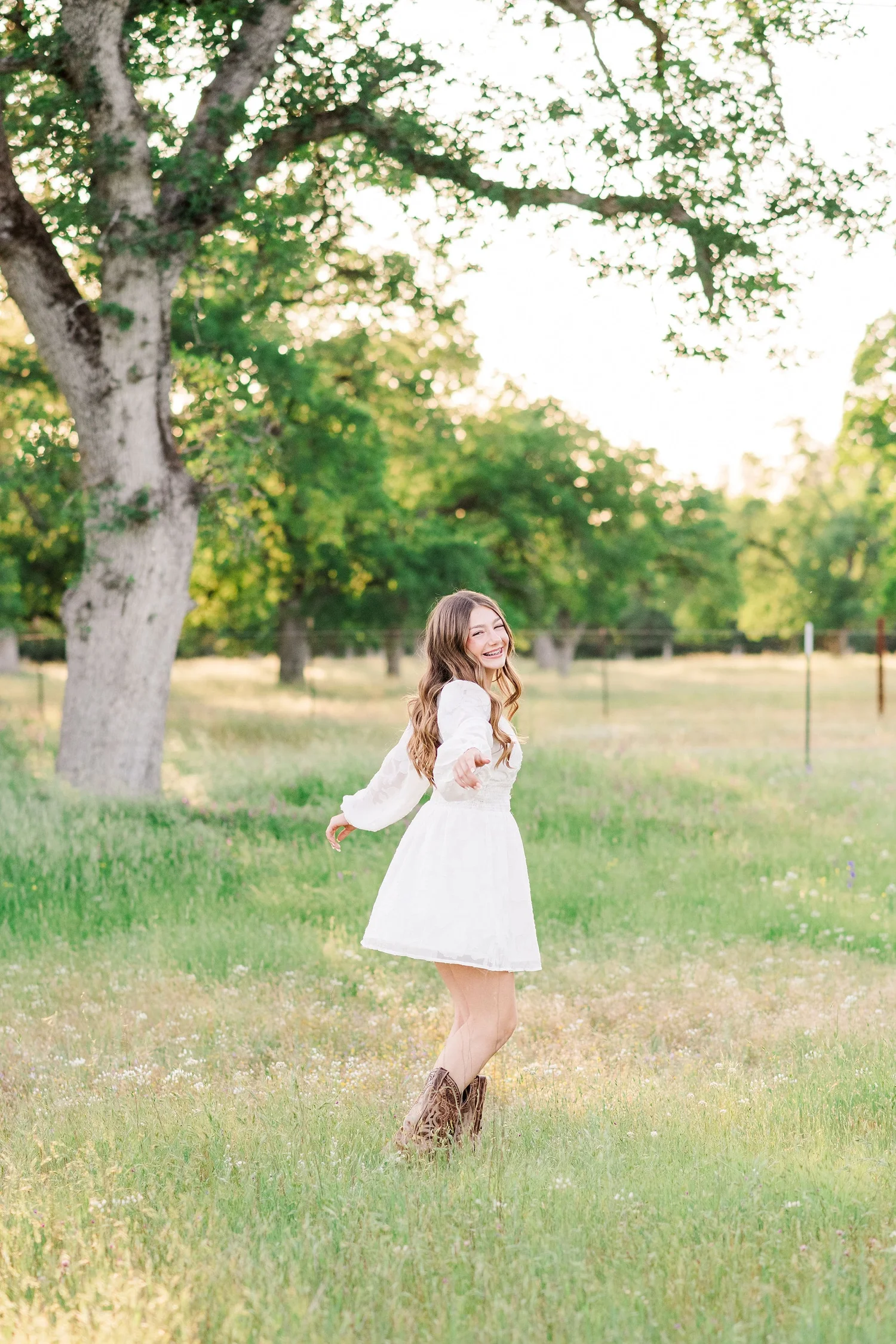 Spring Wildflower 8th Grade Portrait Session — Jen Peterson Photography