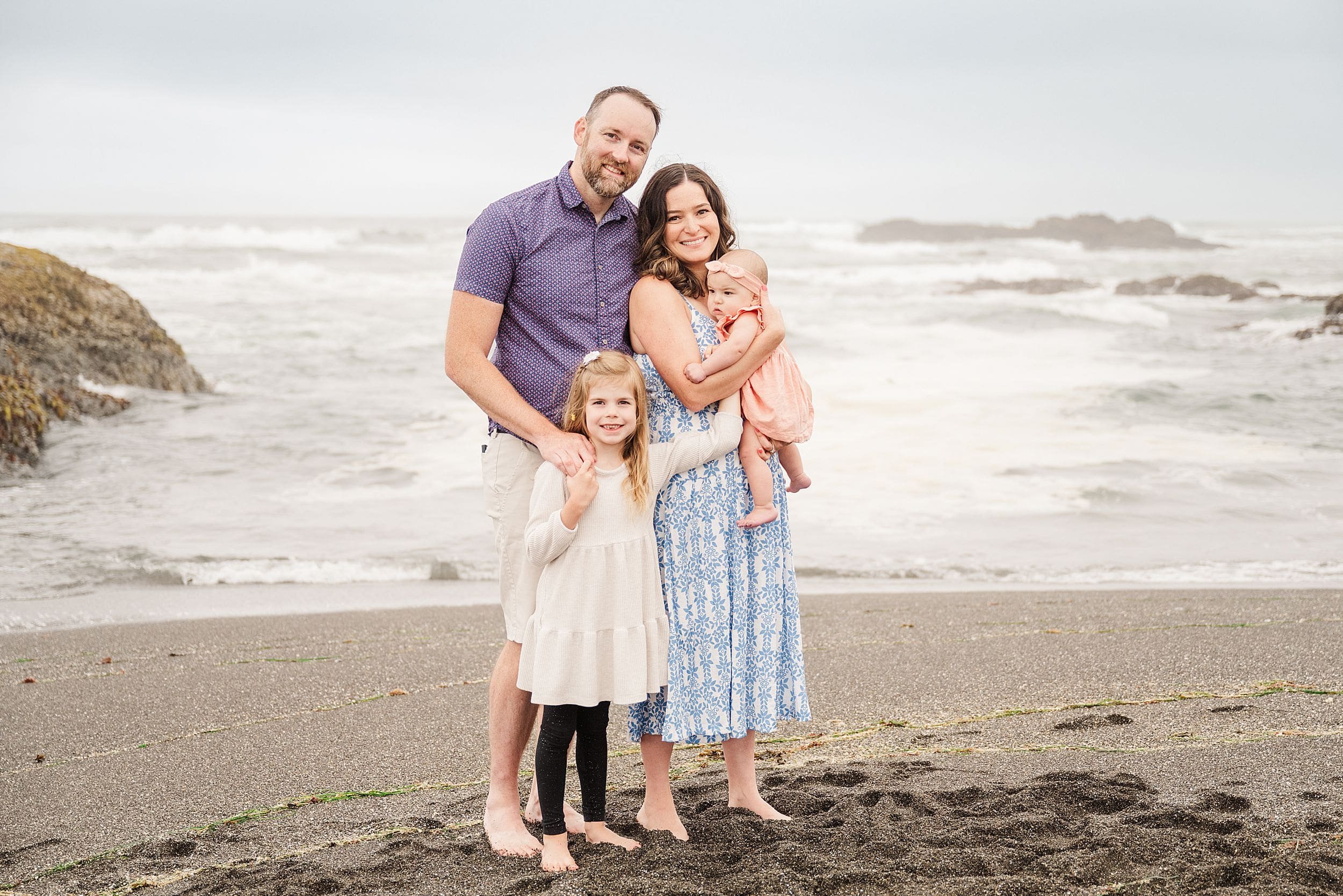 A Special 50th Anniversary Family Session | Fort Bragg, California ...