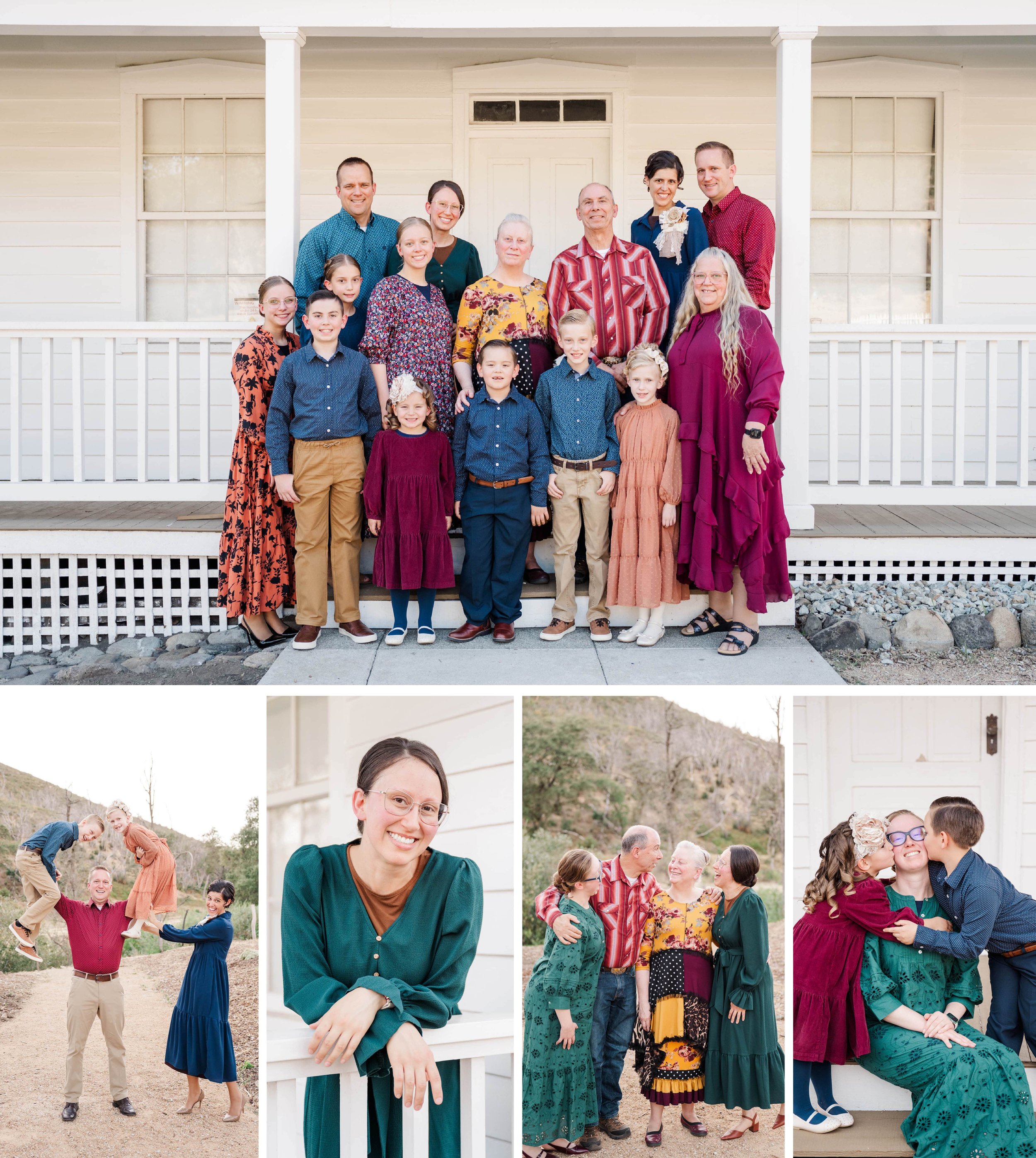 Camden House Fall Extended Family Session — Jen Peterson Photography