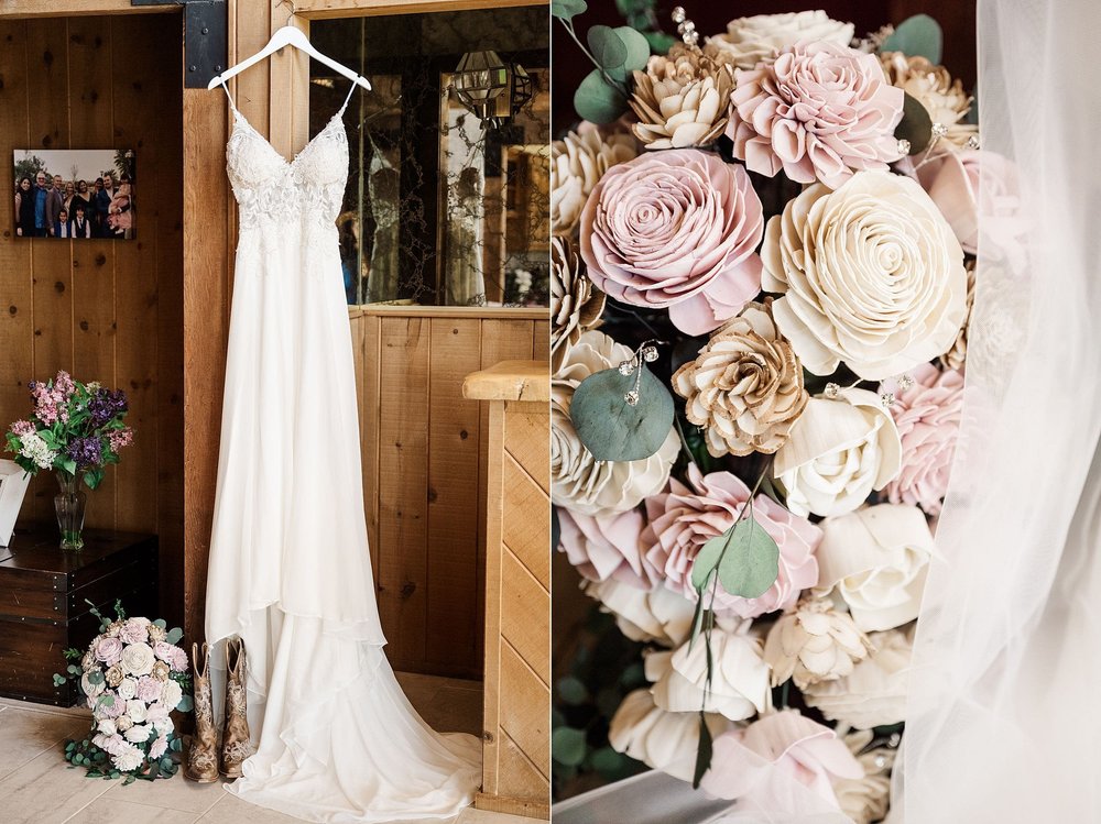 A Backyard Rustic Rose Western Wedding — Jen Peterson Photography