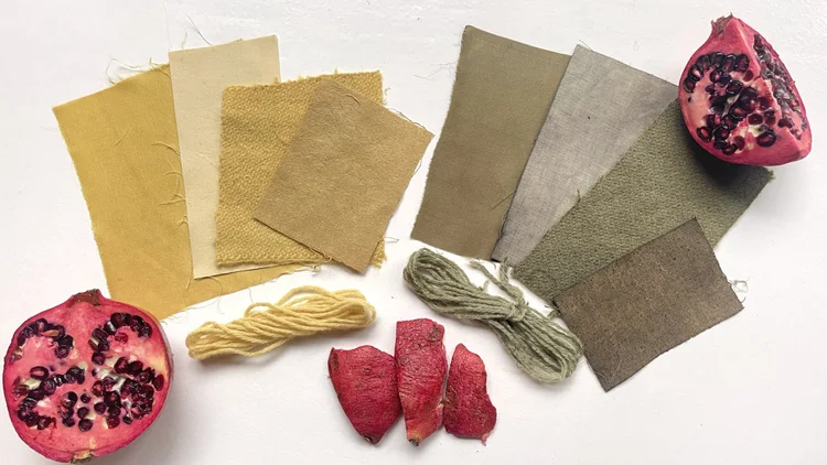 Pomegranate Natural Dye DIY — Cedar Dell Designs
