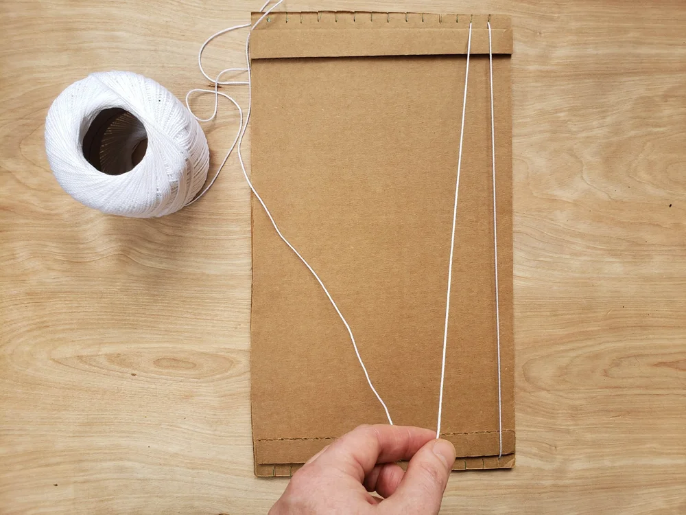 DIY Cardboard Weaving Loom — Cedar Dell Designs