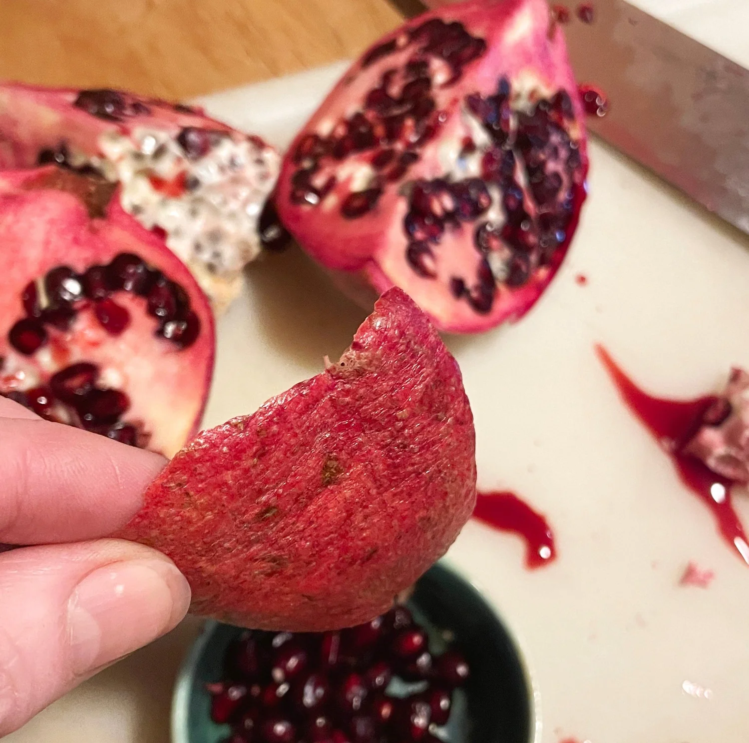 Pomegranate Natural Dye DIY — Cedar Dell Designs