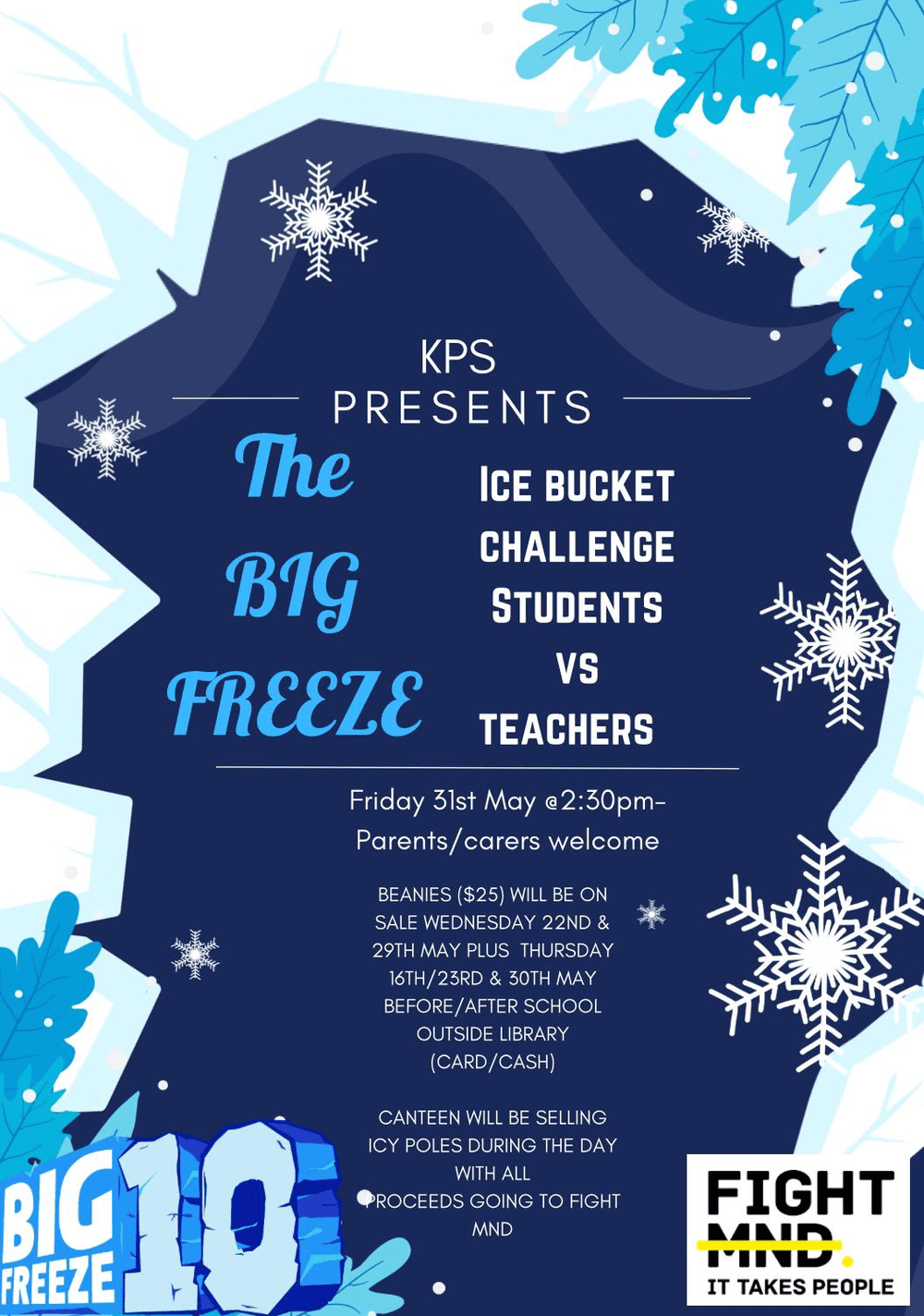 MND Big Freeze Event — Kew Primary School
