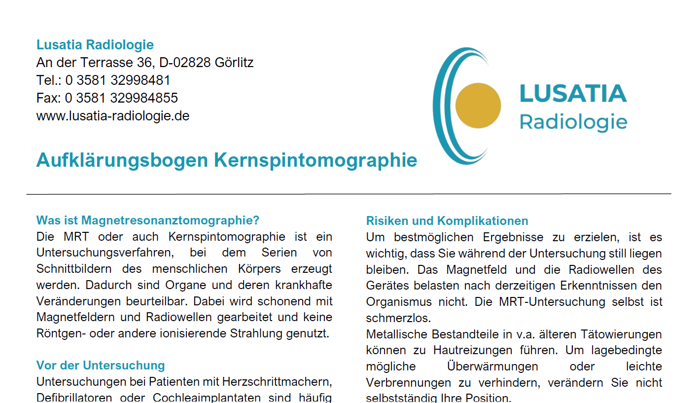 Lusatia Radiologie Gorlitz