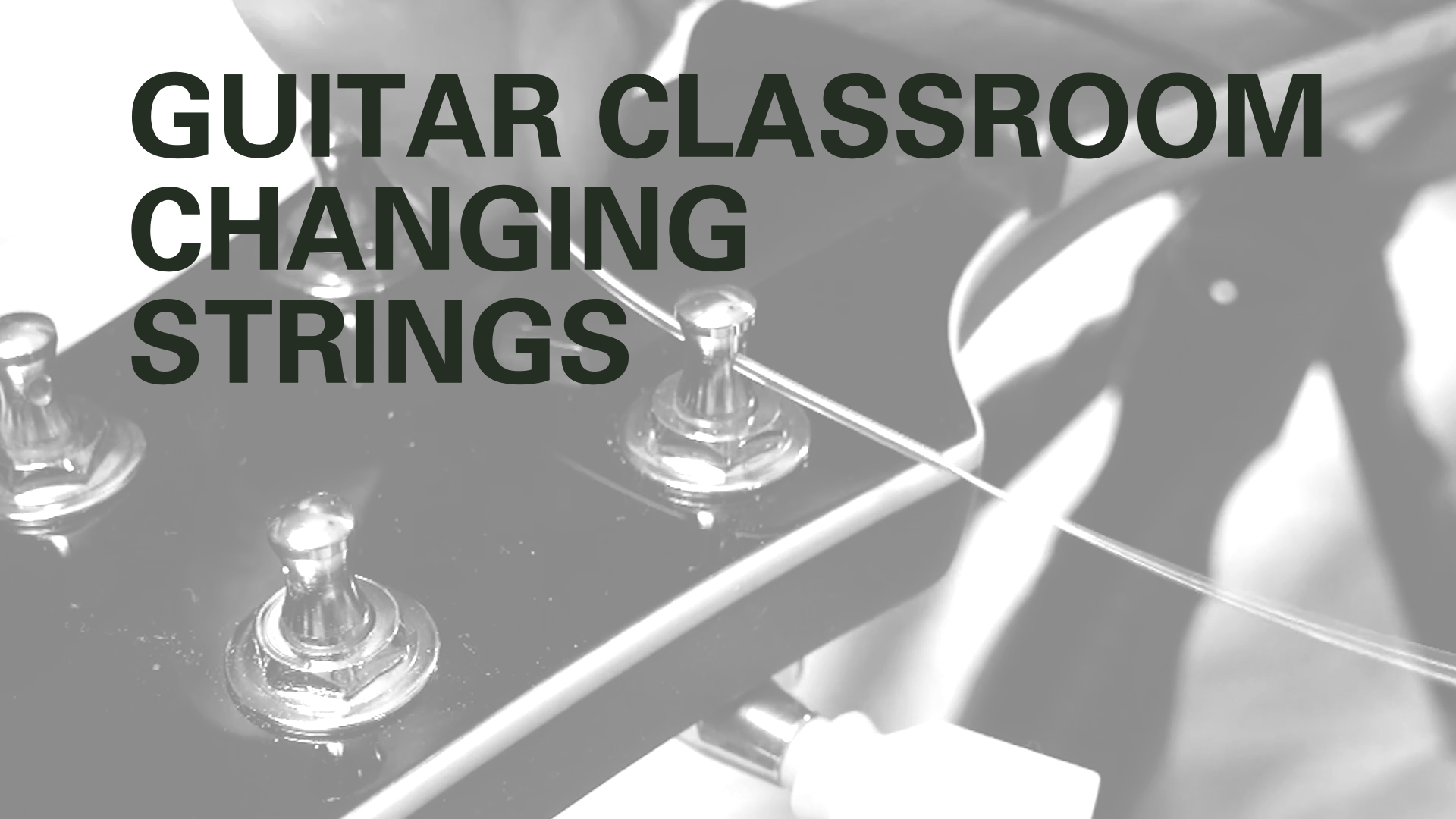 Changing Strings Shedthemusic